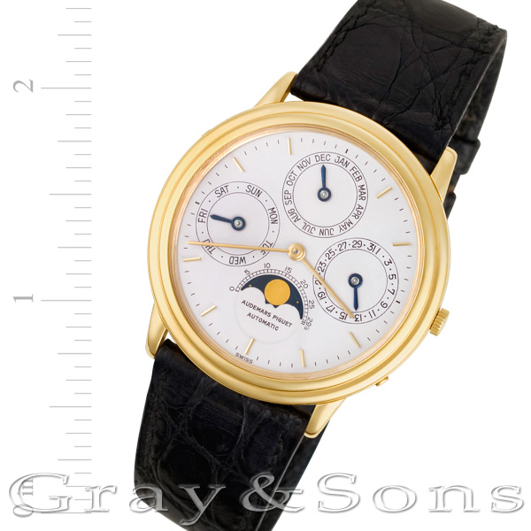 Pre-owned Audemars Piguet Perpetual Calendar 1567 18k | Gray & Sons