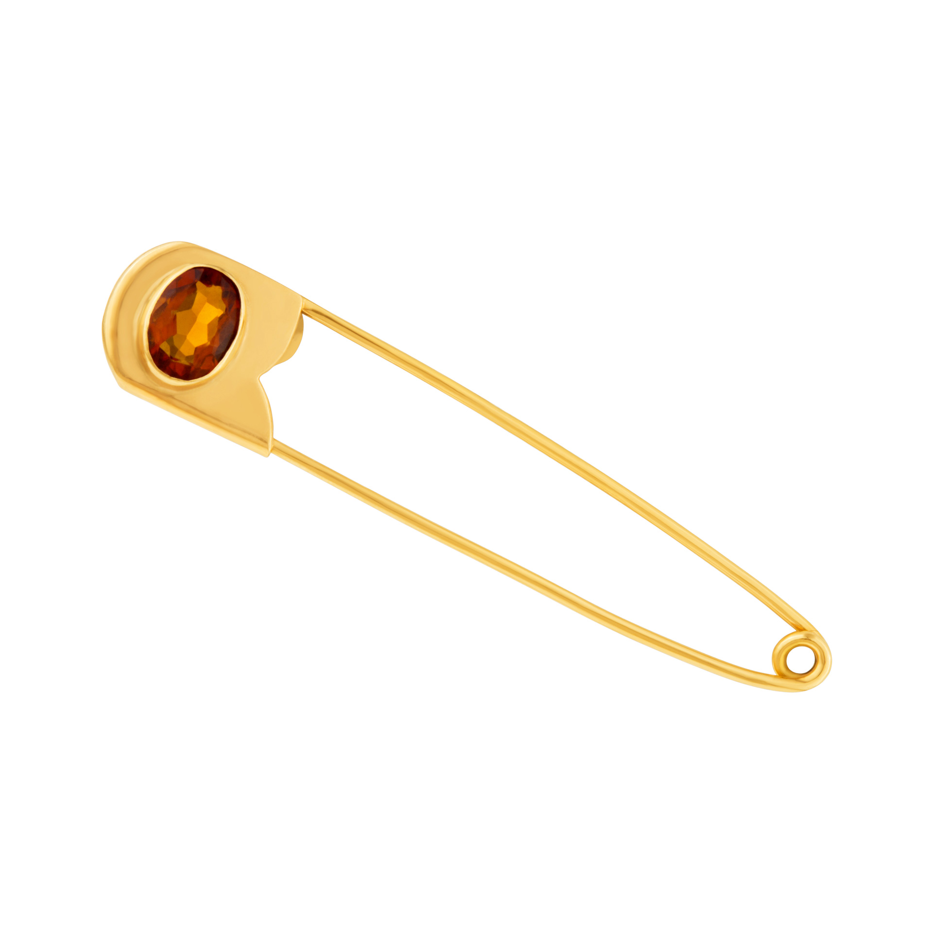 Baby safety-pin in 18k | Gray & Sons Jewelers