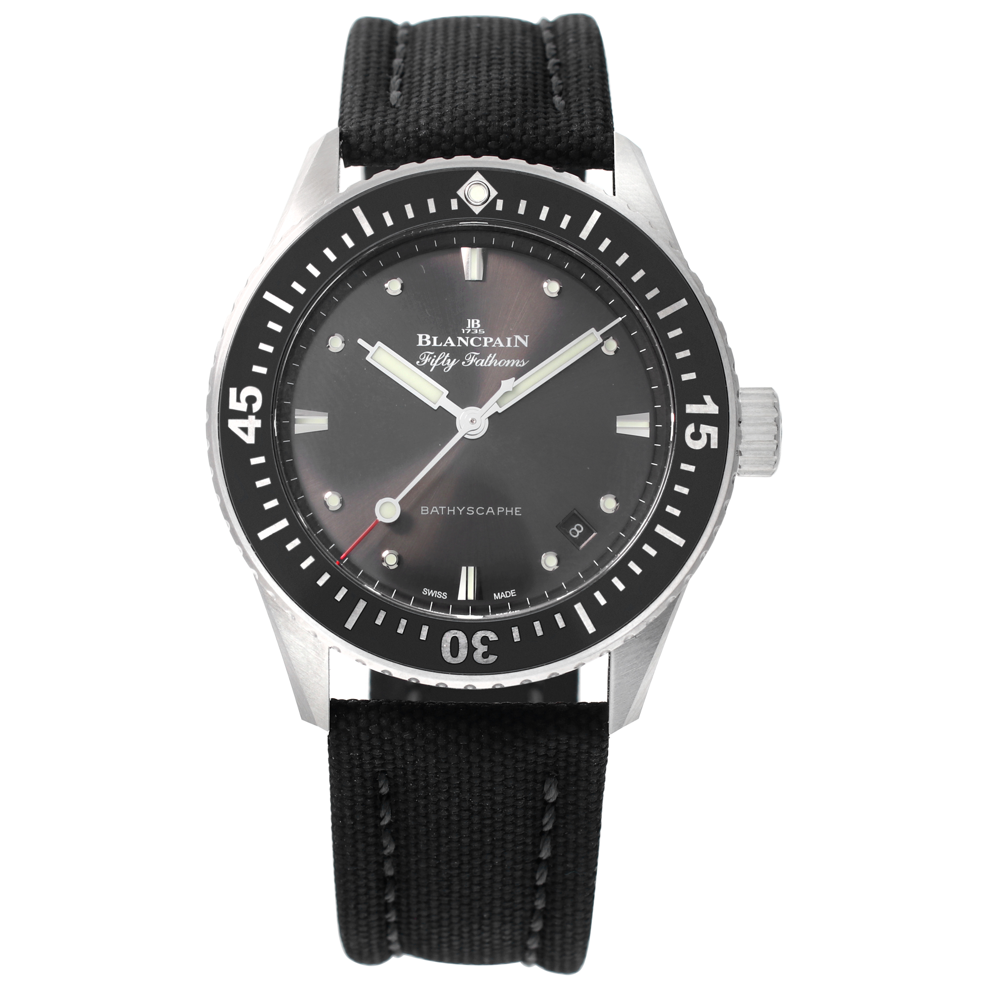 Used Blancpain Fifty Fathoms 5100B 1110 B52A stainless steel
