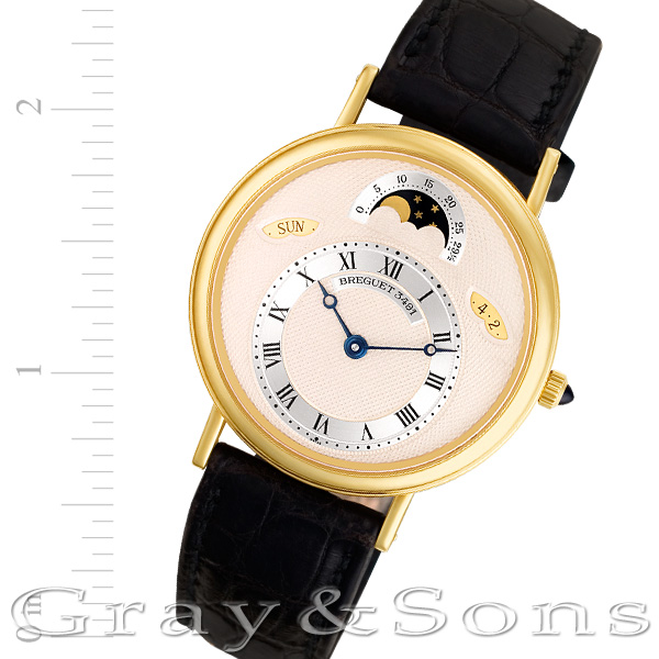 Pre-owned Breguet Classique BA 3330 18k yellow gold 35mm