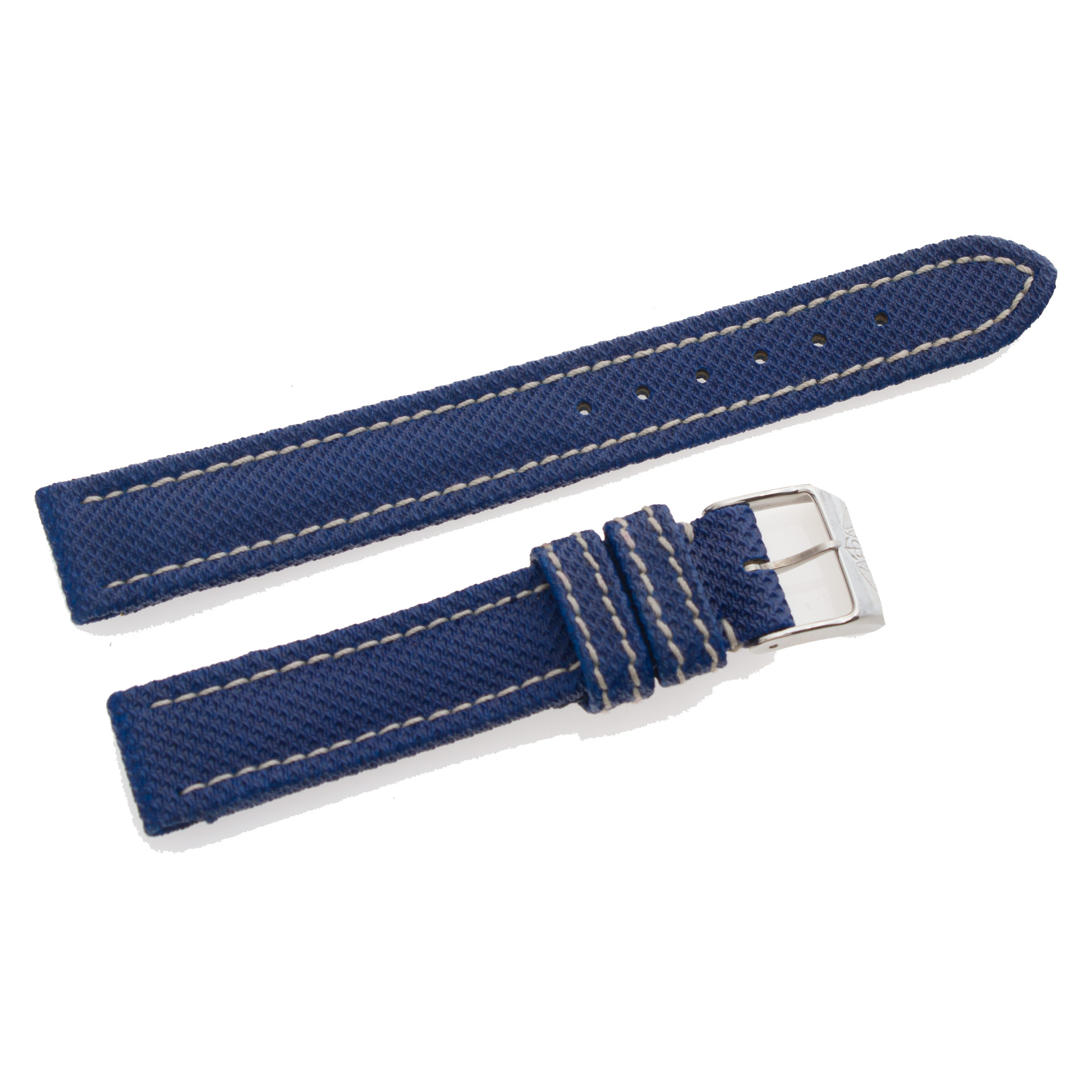 Breitling Blue Stitch Padded Nylon Strap. | Gray & Sons Jewelers