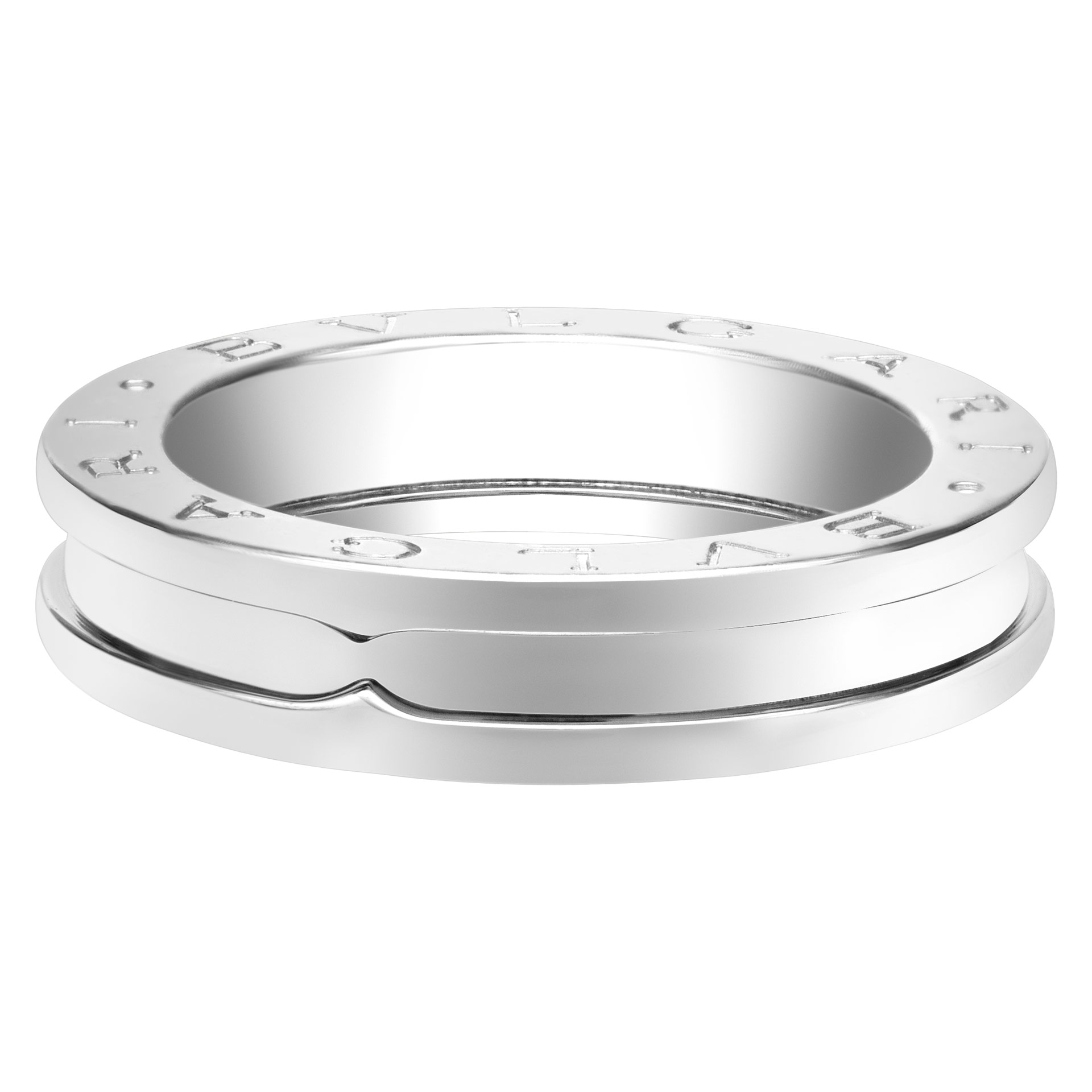 Bvlgari B.Zero one band ring in 18k white gold | Gray & Sons Jewelers