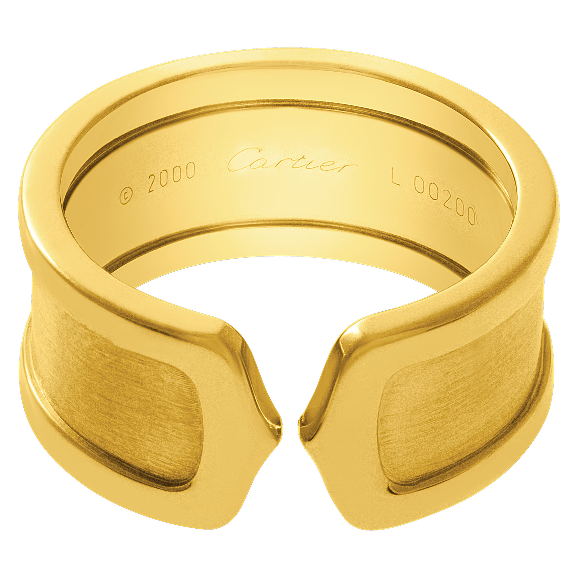 Cartier C ring in 18k yellow gold | Gray & Sons Jewelers