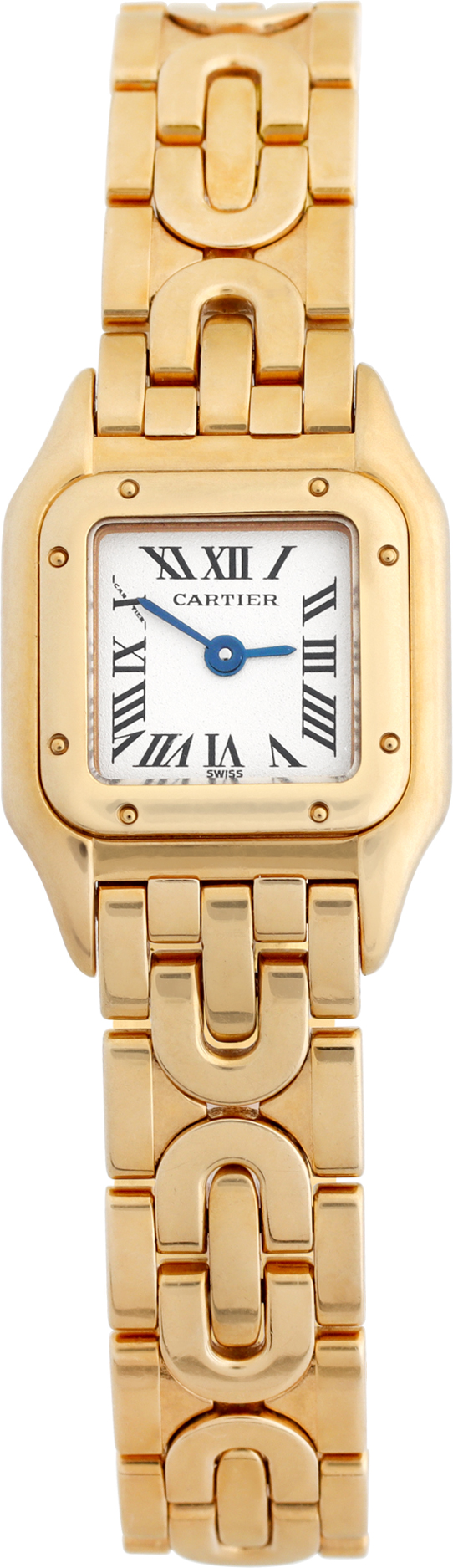 Preowned Cartier Panthere "Mini" W25034N3 18k Silver dial