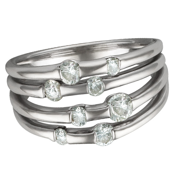 Dainty floating diamond ring | Gray & Sons Jewelers