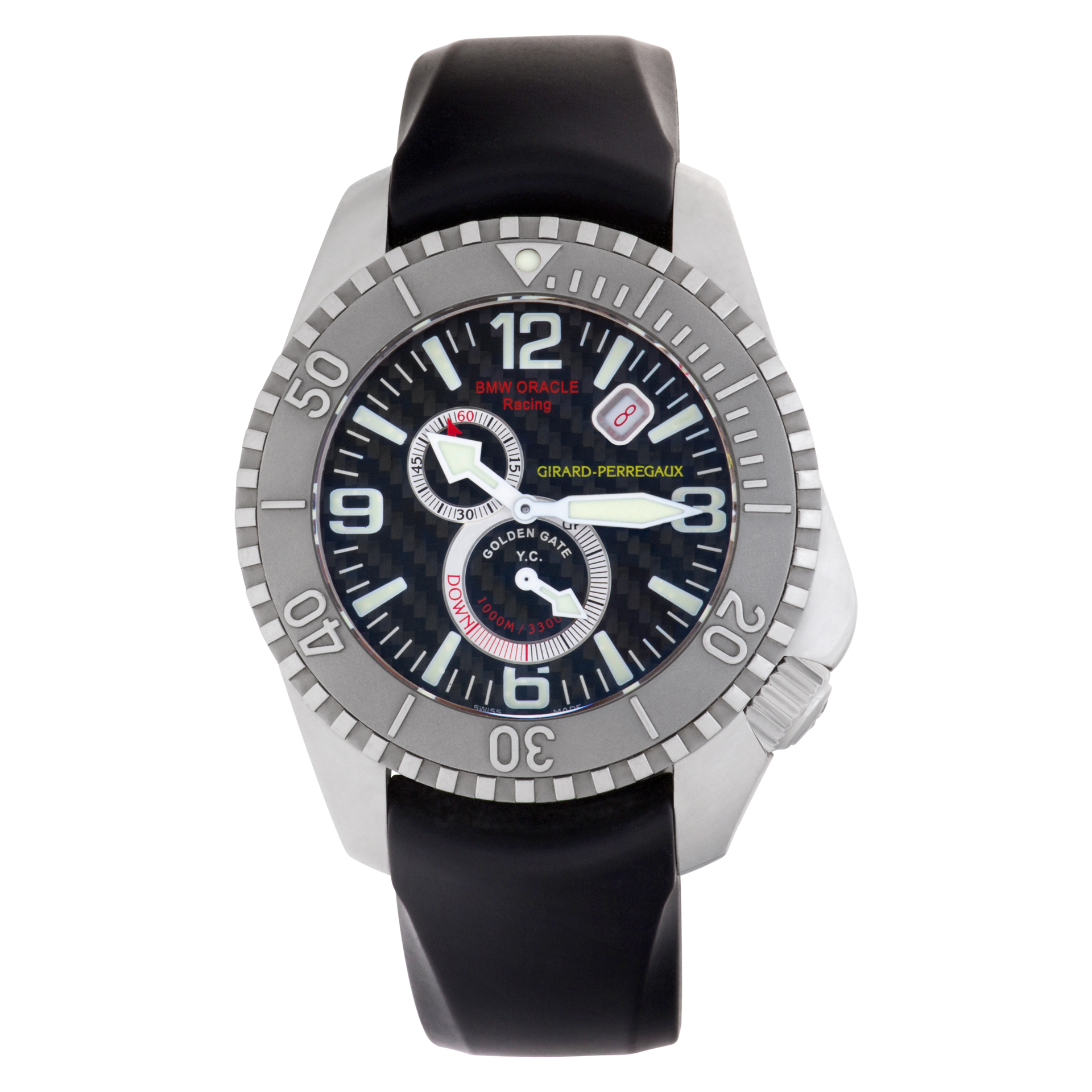 Used Girard Perregaux Seahawk 49950 stainless steel 44mm