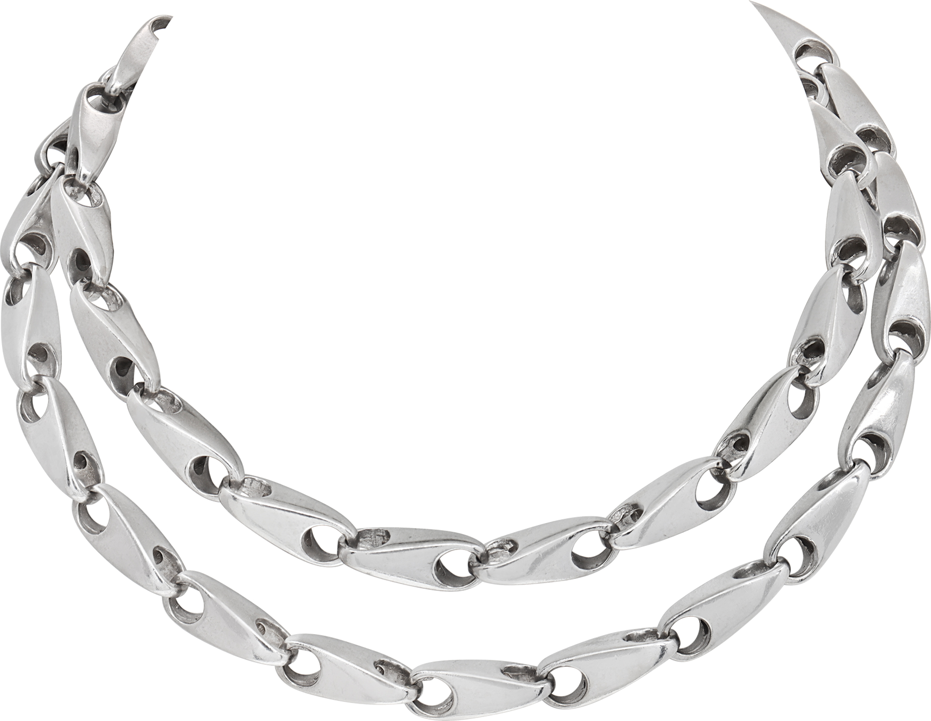 Heavy link chain 14k white gold by Braccio | Gray & Sons Jewelers
