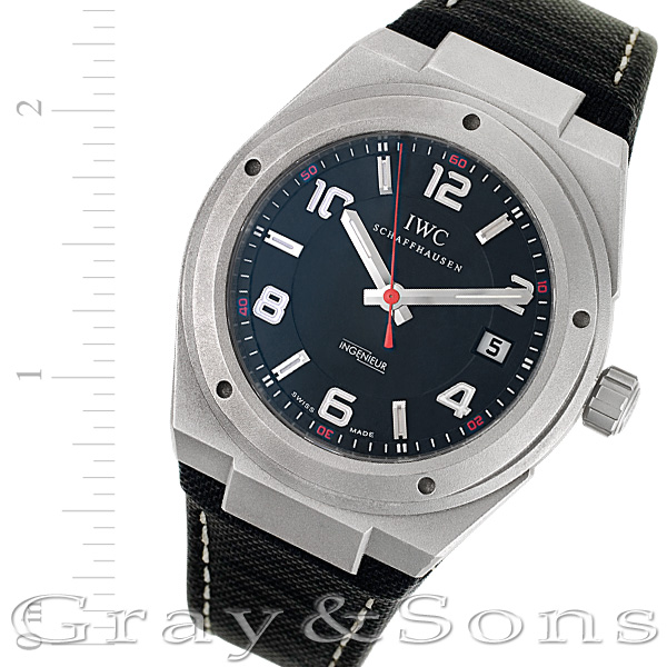 Preowned IWC Ingenieur IW322703 titanium 42.5mm auto watch