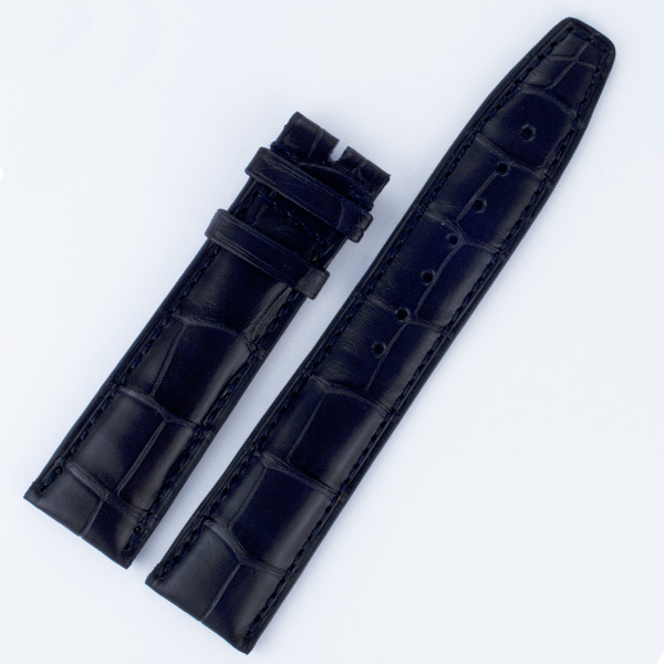 IWC Original 20 x 18mm Blue Crocodile Strap | Gray & Sons Jewelers
