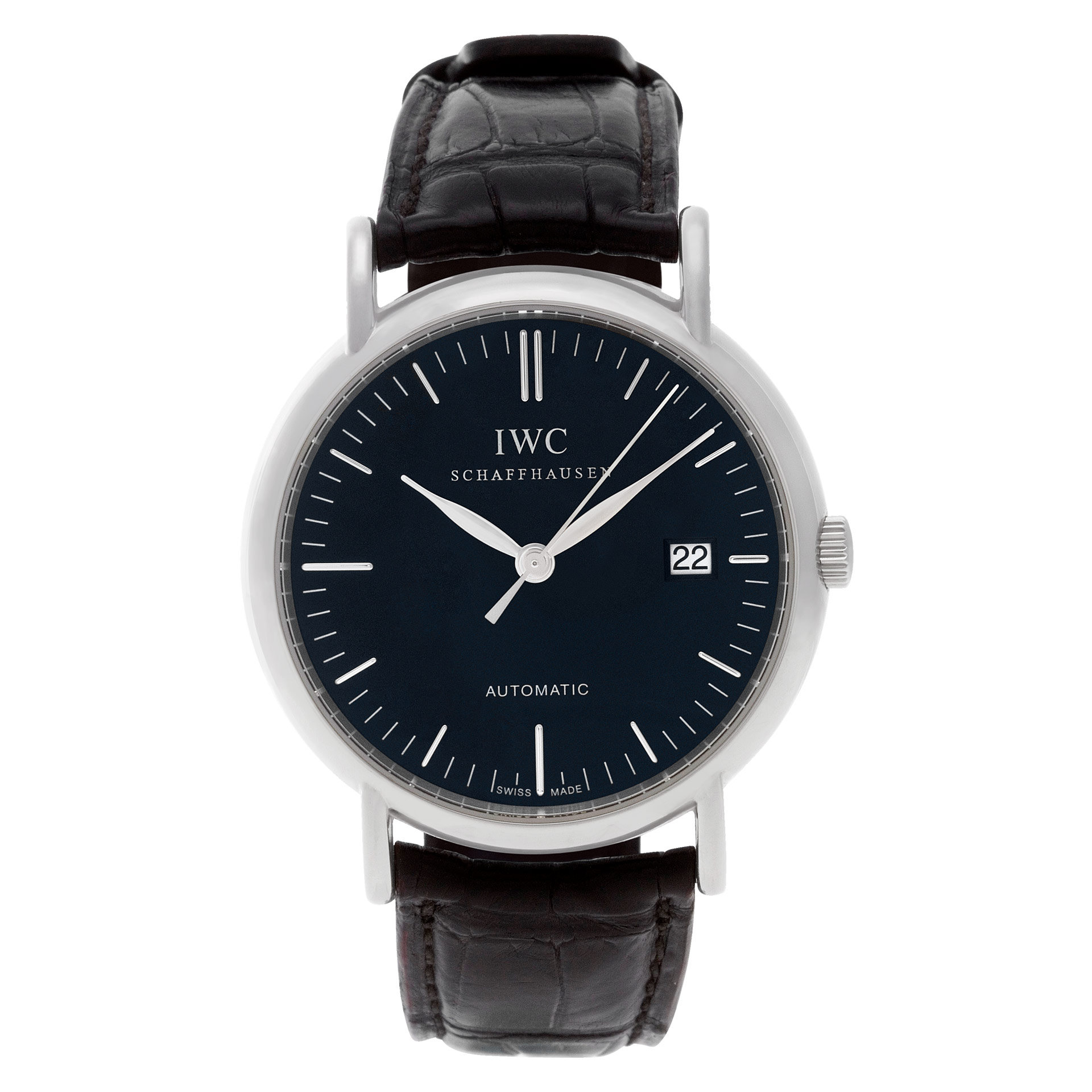 Pre-owned IWC Portofino IW356305 stainless steel 38mm auto