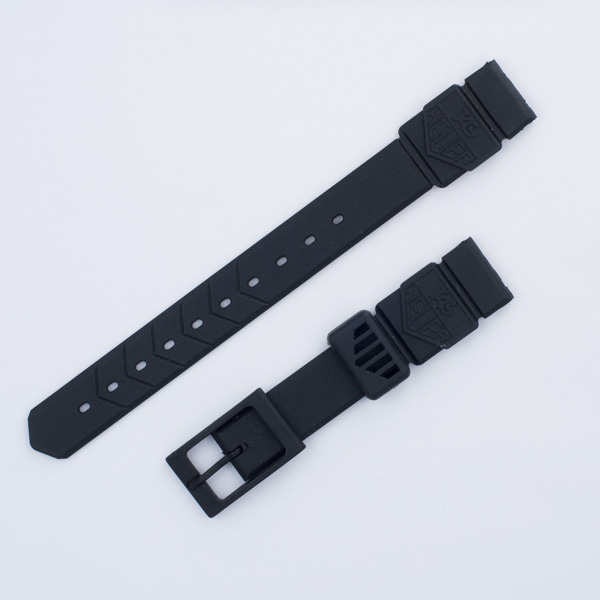 Ladies Tag Heuer black rubber strap (15x12) N509958 | Gray & Sons