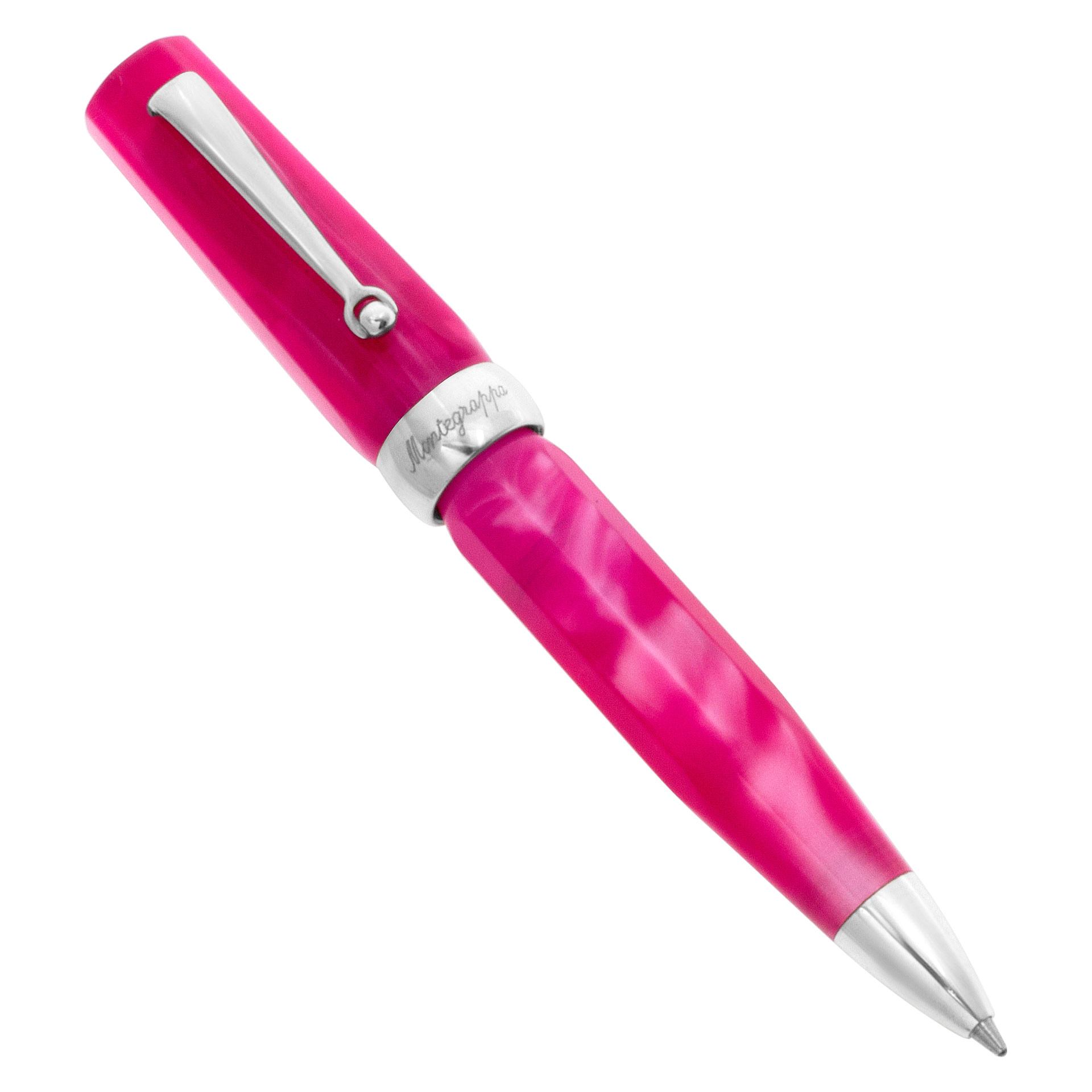 Montegrappa micra ballpoint pen in pink resin | Gray & Sons Jewelers