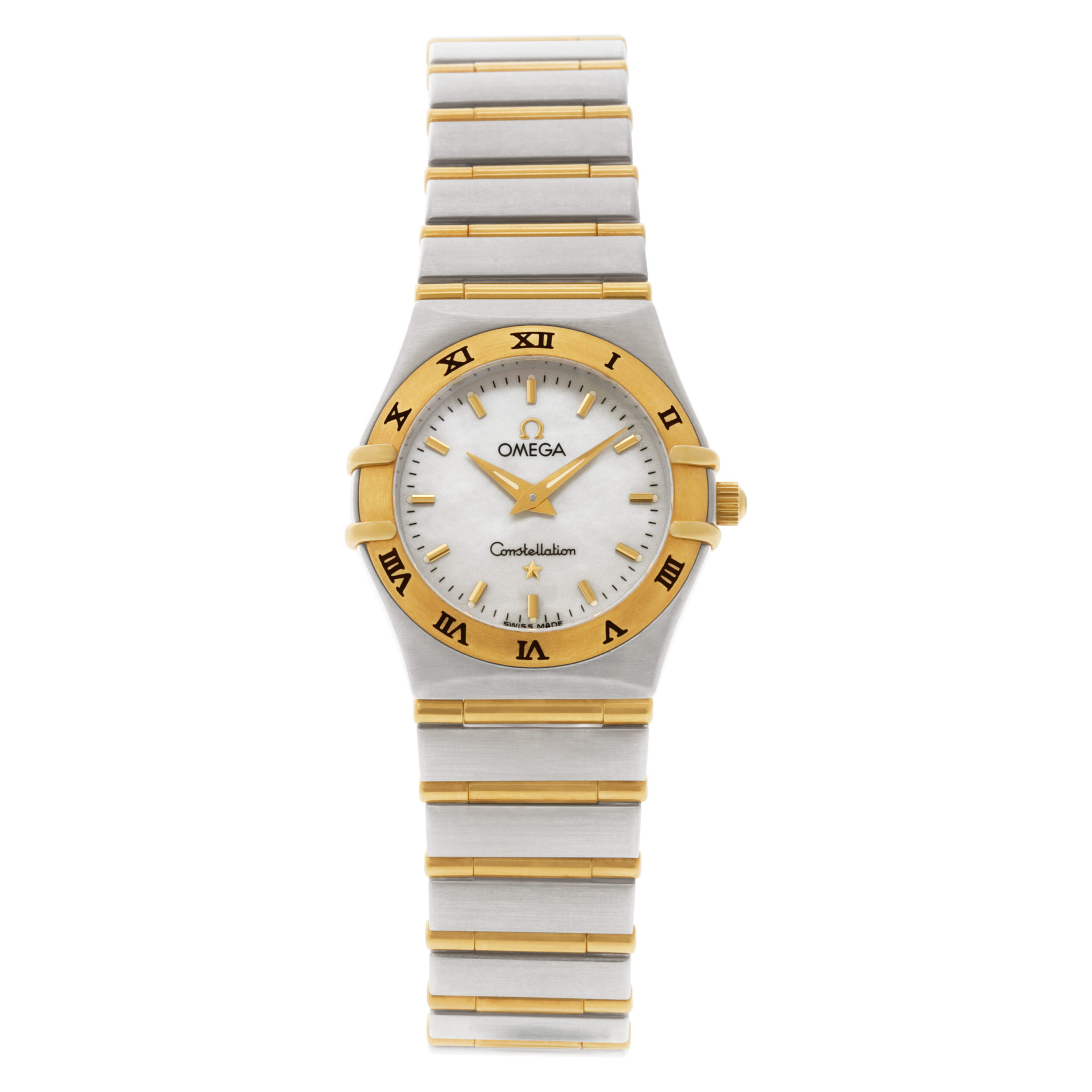 Used Omega Constellation 795 1202 18k & steel 25mm Quartz