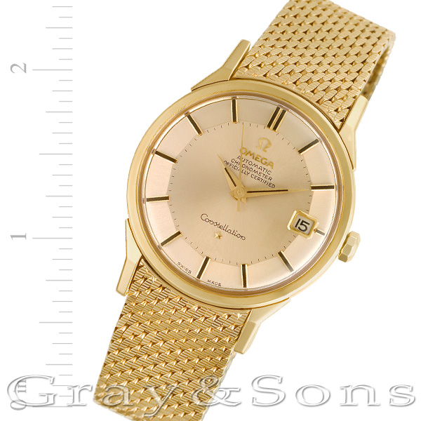 Pre-owned Omega Constellation 168005/6 sc 18k 36mm auto