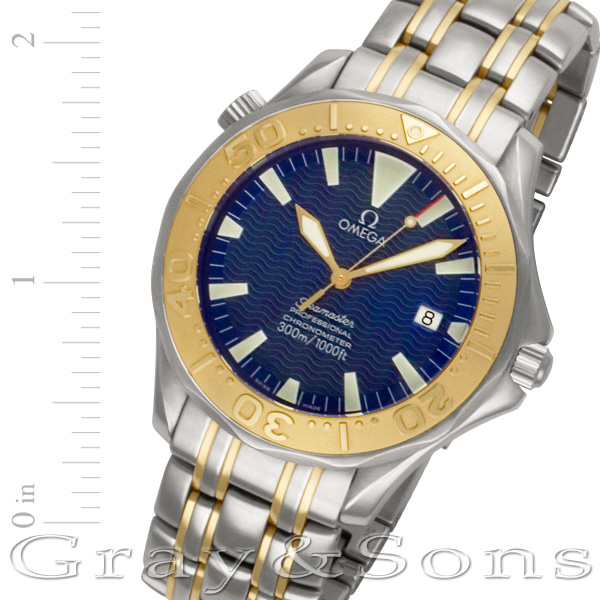 Pre-owned Omega Seamaster 2455.80 18k & steel 41.5mm auto