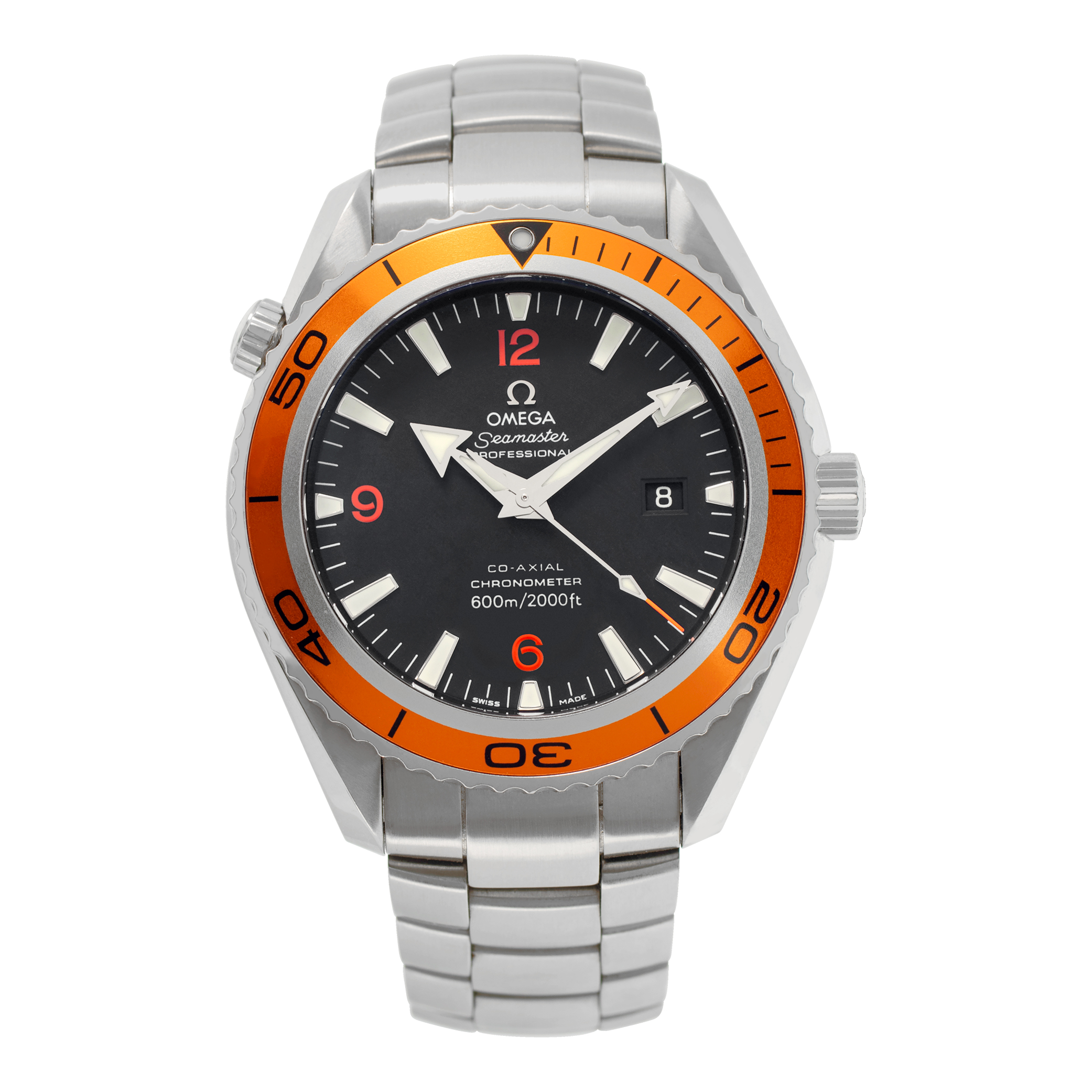 Used Omega Seamaster 2208.5000 stainless steel 45mm auto