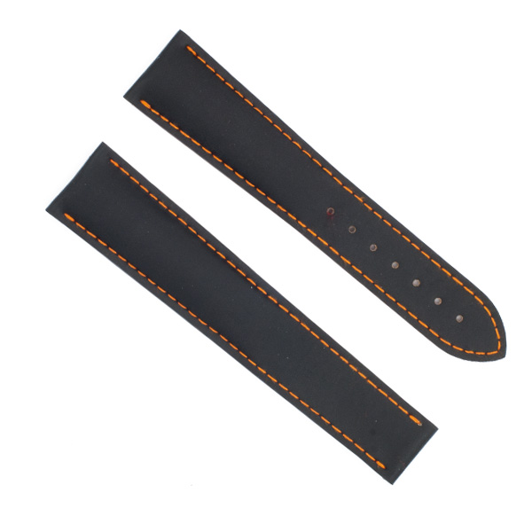 Omega Seamaster black rubber strap (22mm x 18mm) | Gray & Sons