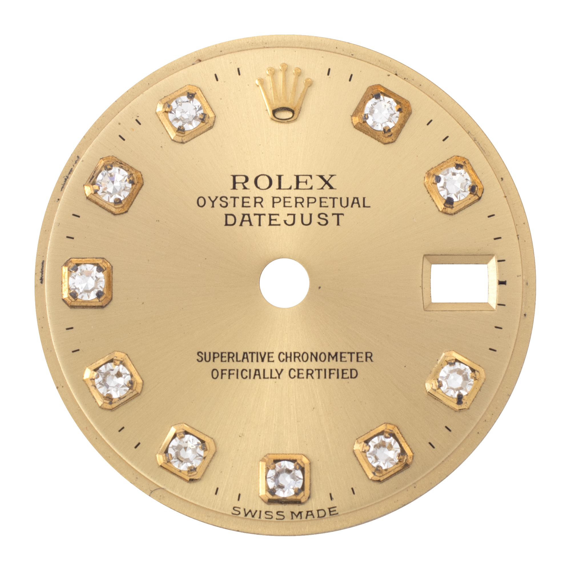 Original Rolex champagne diamond dial | Gray & Sons Jewelers