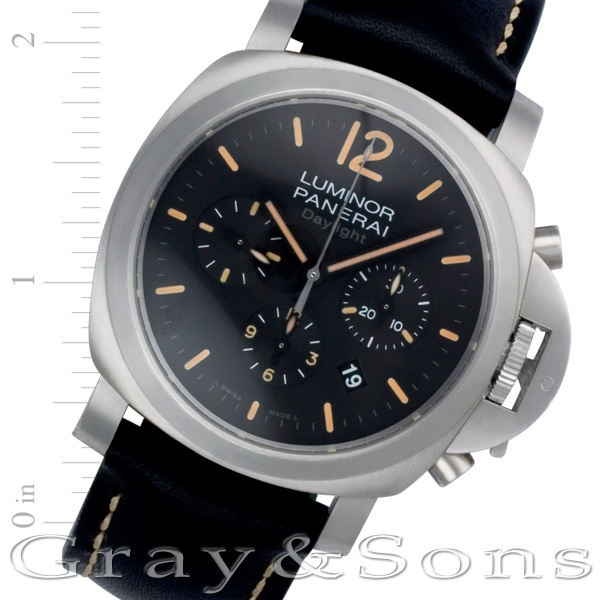 Used Panerai Daylight PAM356 stainless steel 44mm auto watch