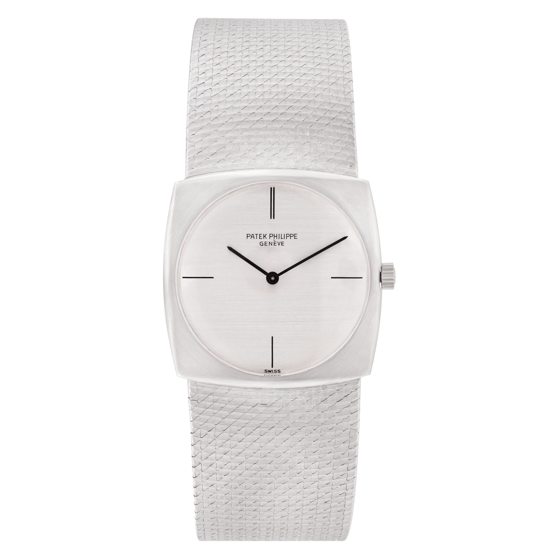 Pre-owned Patek Philippe 3523/1 18k white gold 28mm Manual