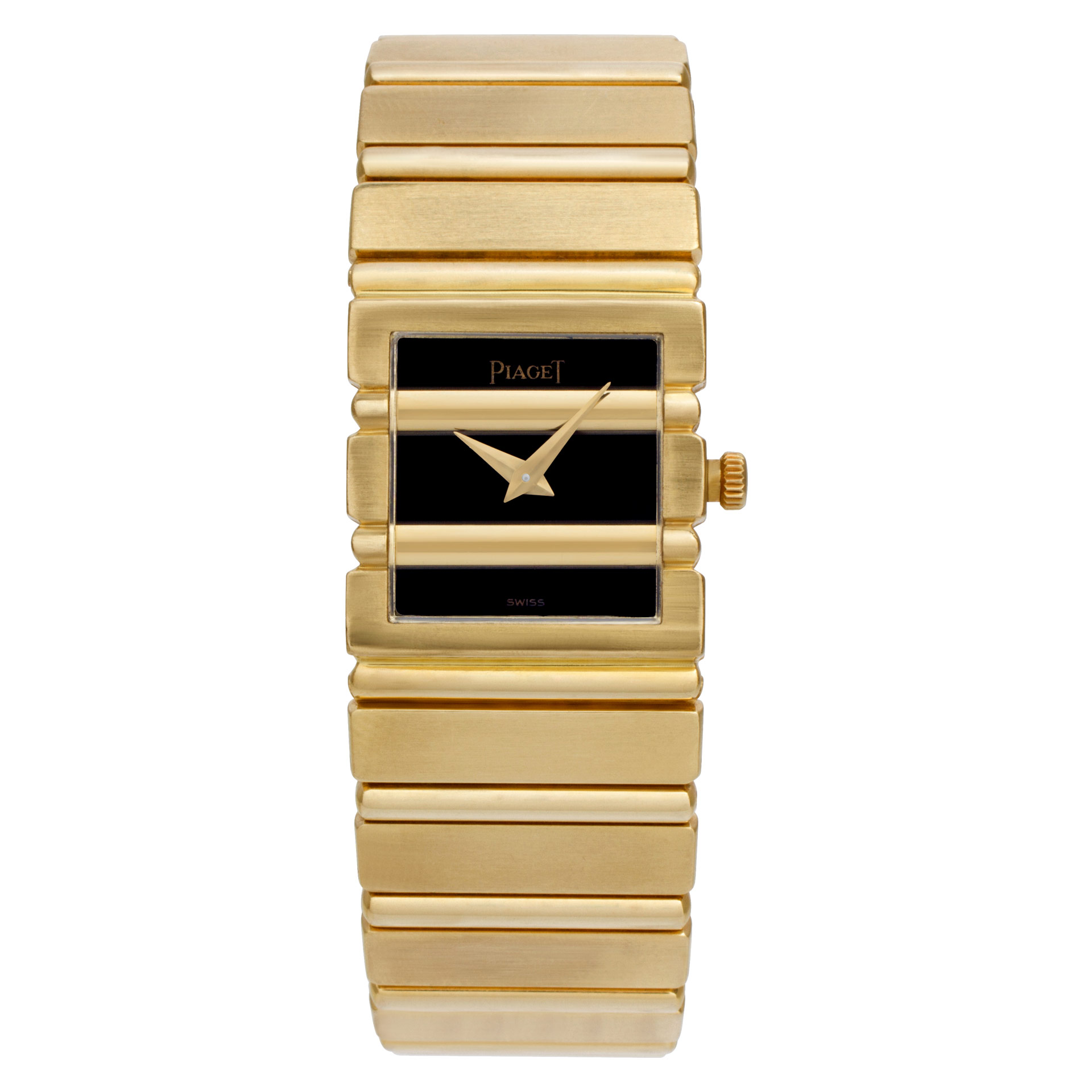 Preowned Piaget Polo 81310701 18k Black dial 20mm Quartz
