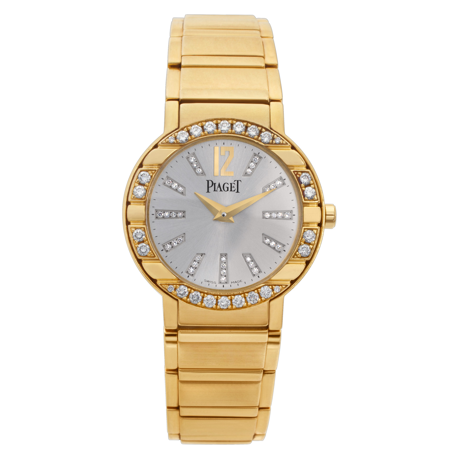 Preowned Piaget Polo G0A26032 18k Silver dial 28mm Quartz