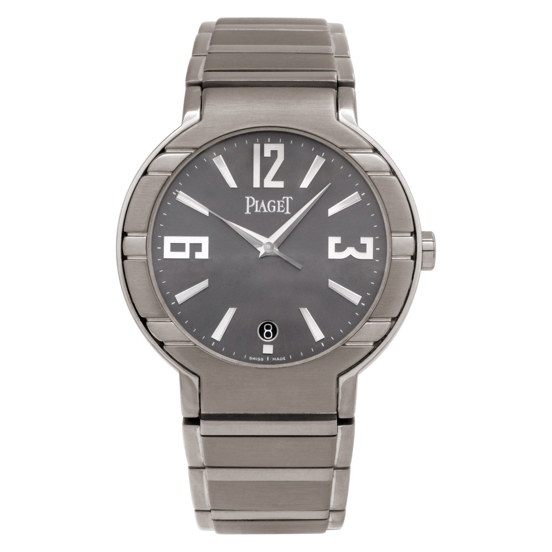 Pre-owned Piaget Polo GOA26019 18k white gold 38mm auto