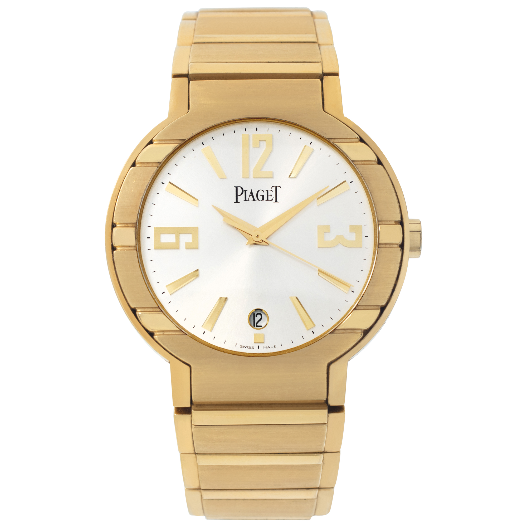 Pre-owned Piaget Polo GOA26021 18k 38mm auto watch | Gray & Sons