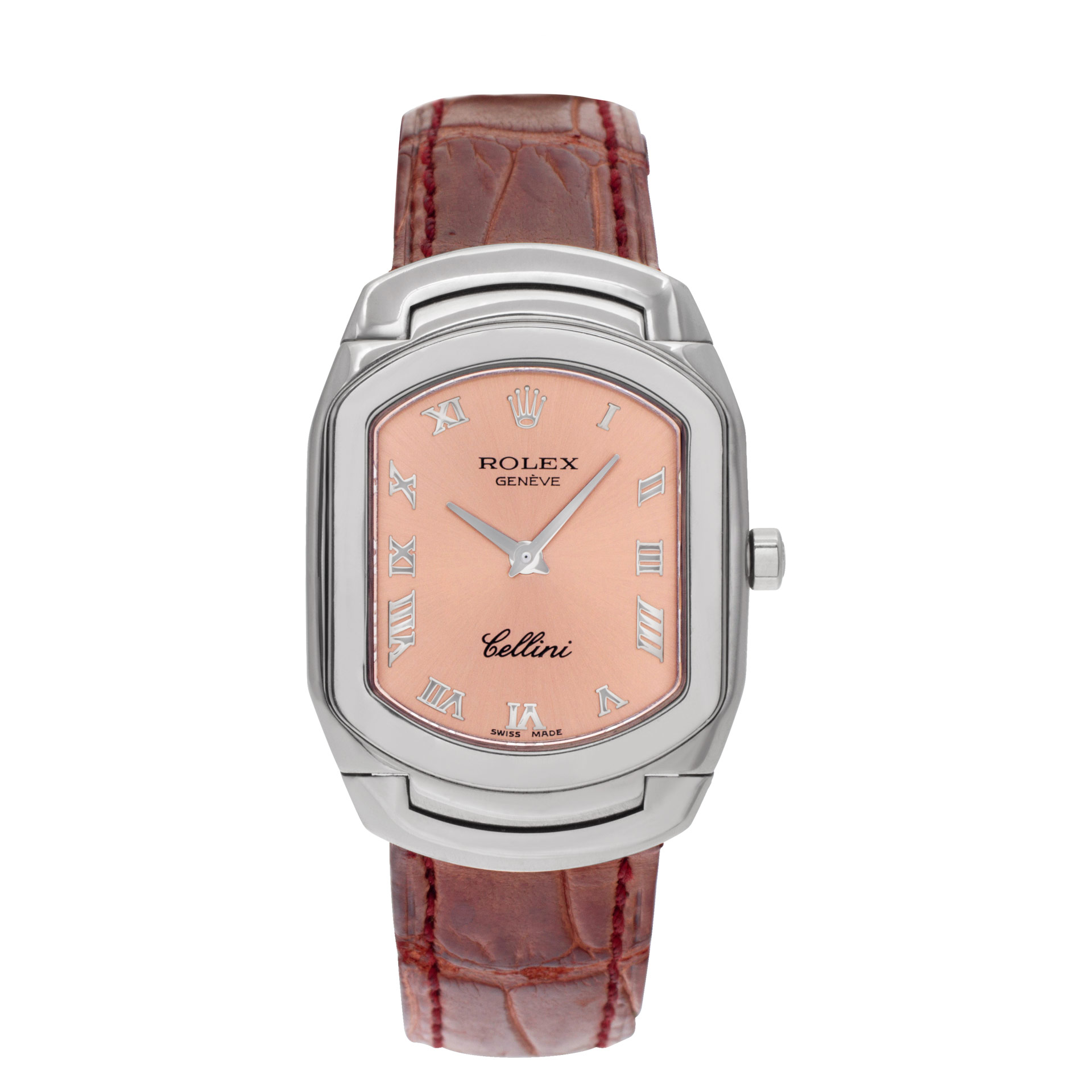 Used Rolex Cellini 6631 18k White Gold N/A dial 25mm Quartz