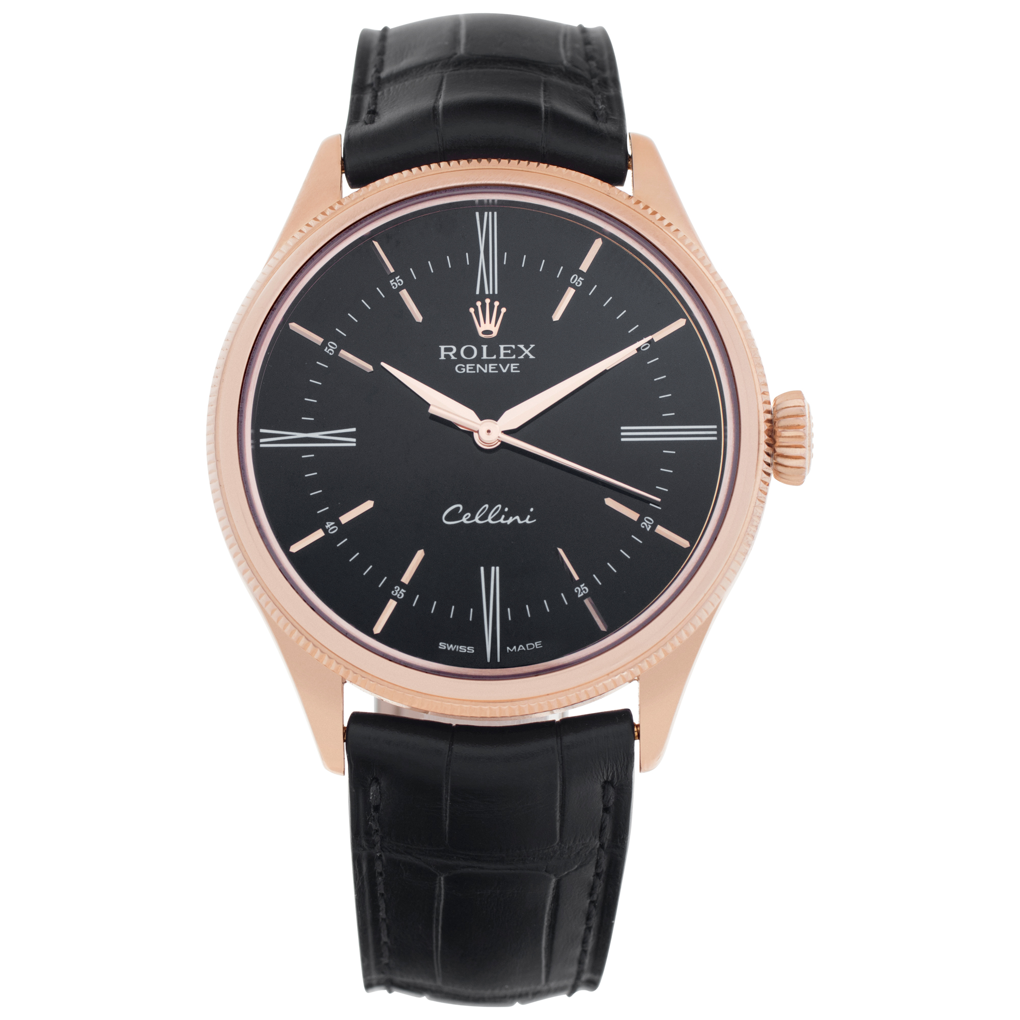 Used Rolex Cellini 50505 everose 39mm auto watch | Gray & Sons