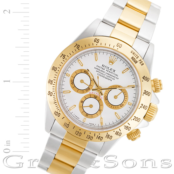 Pre-owned Rolex Daytona 16523 18k & steel 40mm W516450 | Gray & Sons