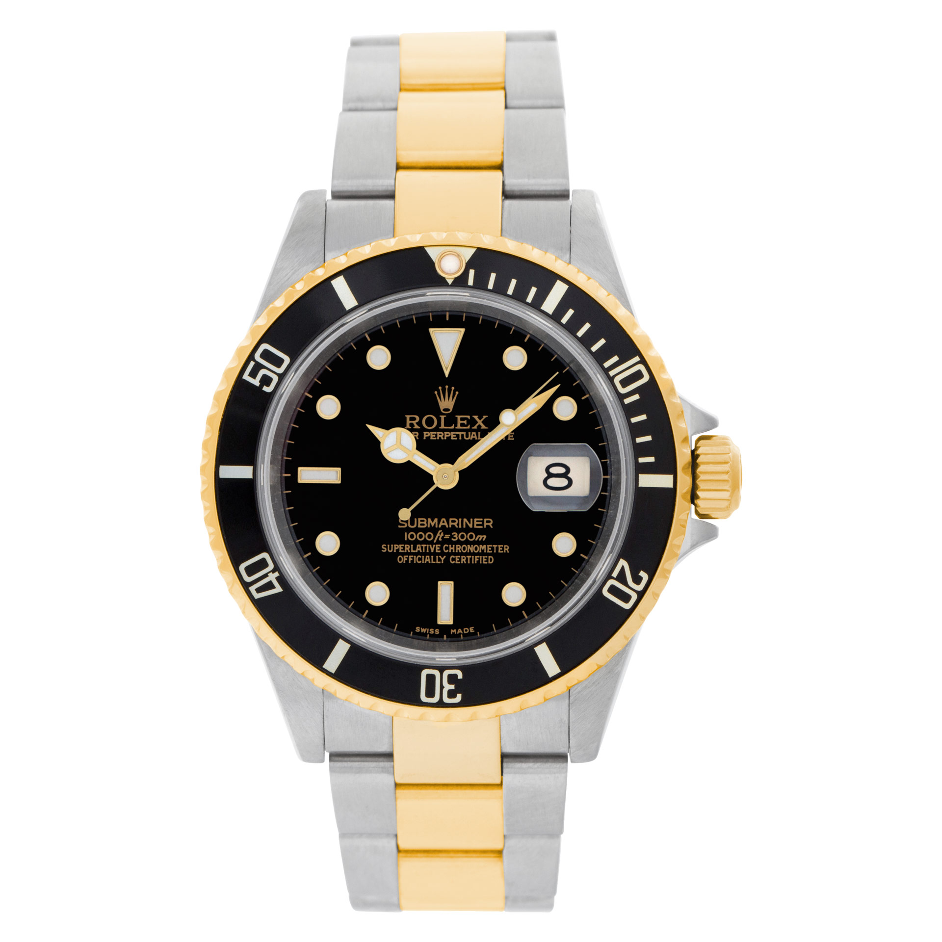 16613 Rolex Submariner 18K and Stainless Steel Rolex | Gray & Sons