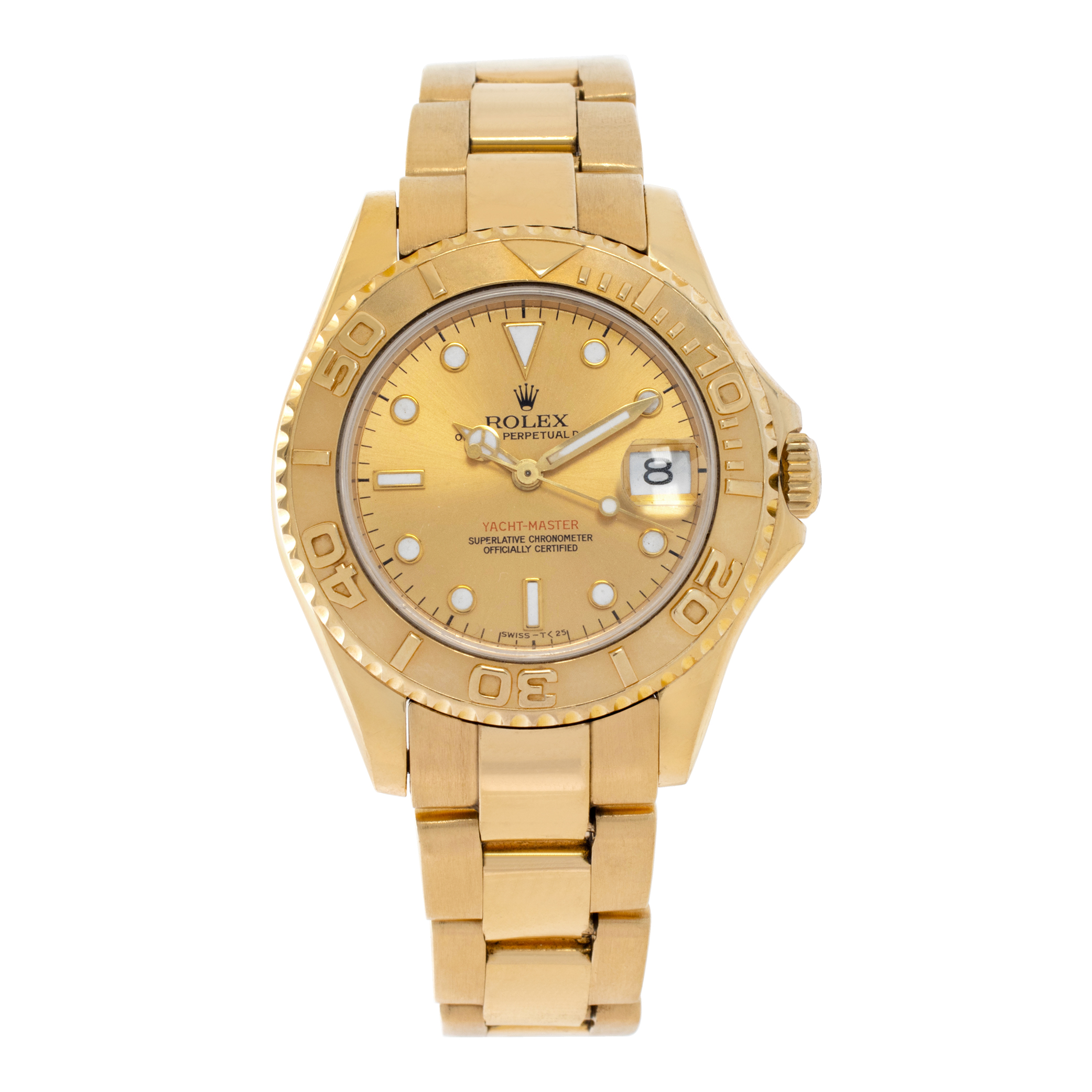 Used Rolex Yacht-Master 68628 18k yellow gold 35mm auto