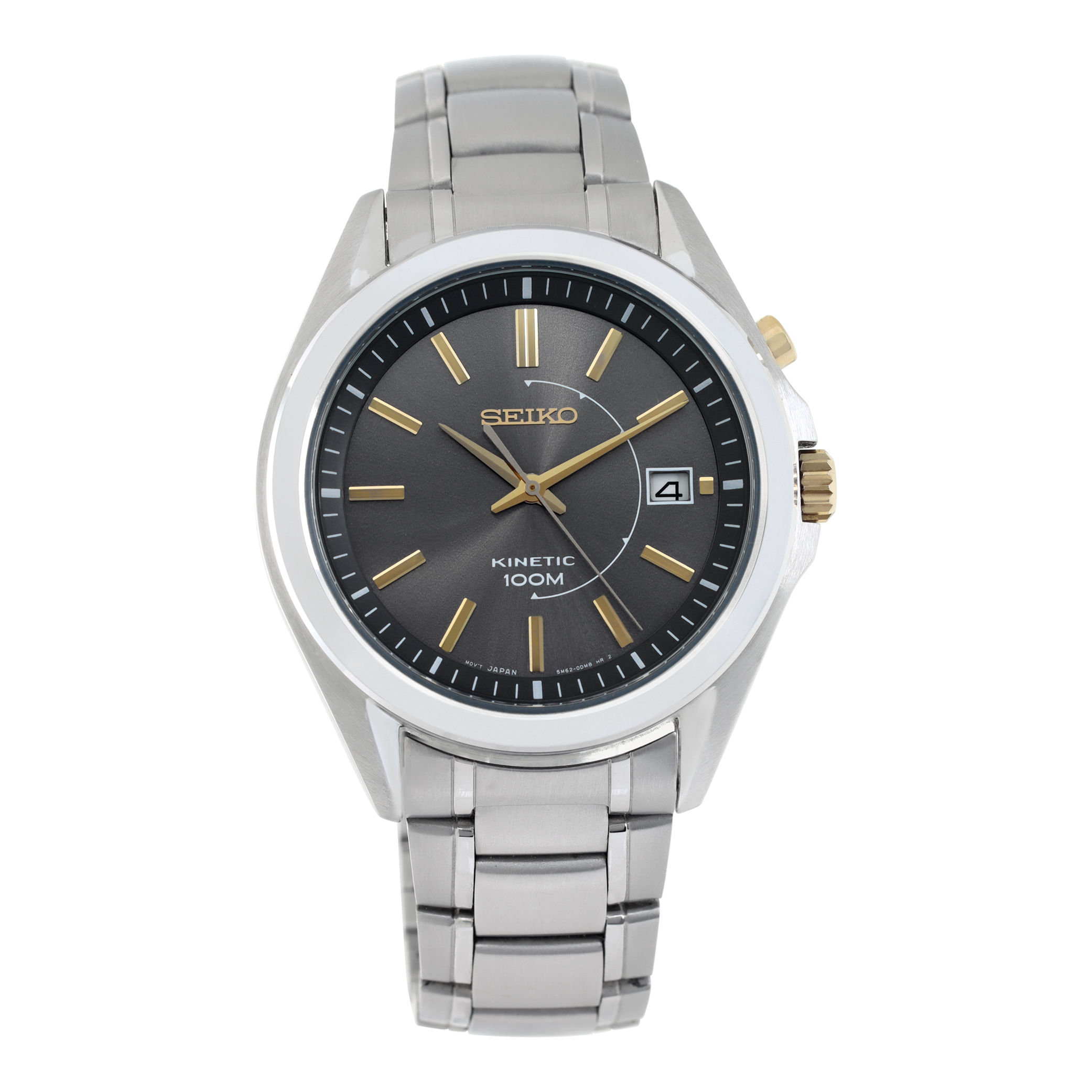 Preowned Seiko Kinetic SKA527 stainless steel 41mm Quartz