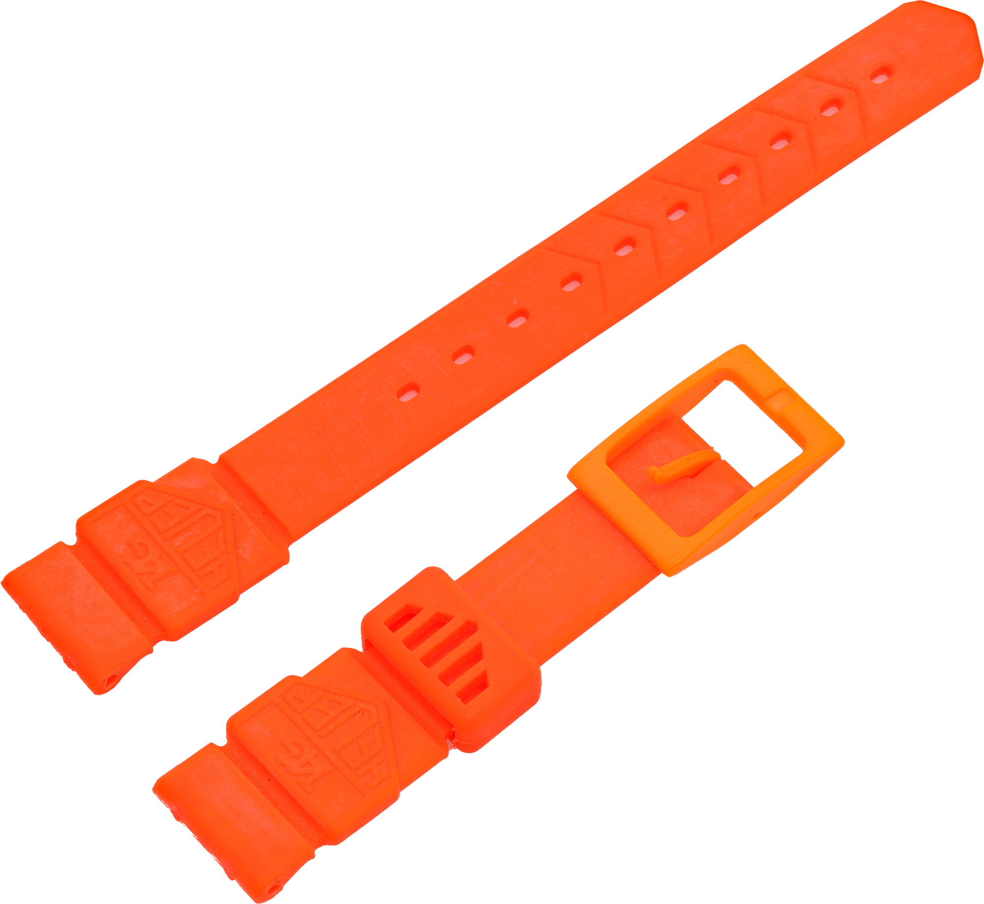 Tag Heuer formula 1 orange rubber strap (15mm x 12mm) short