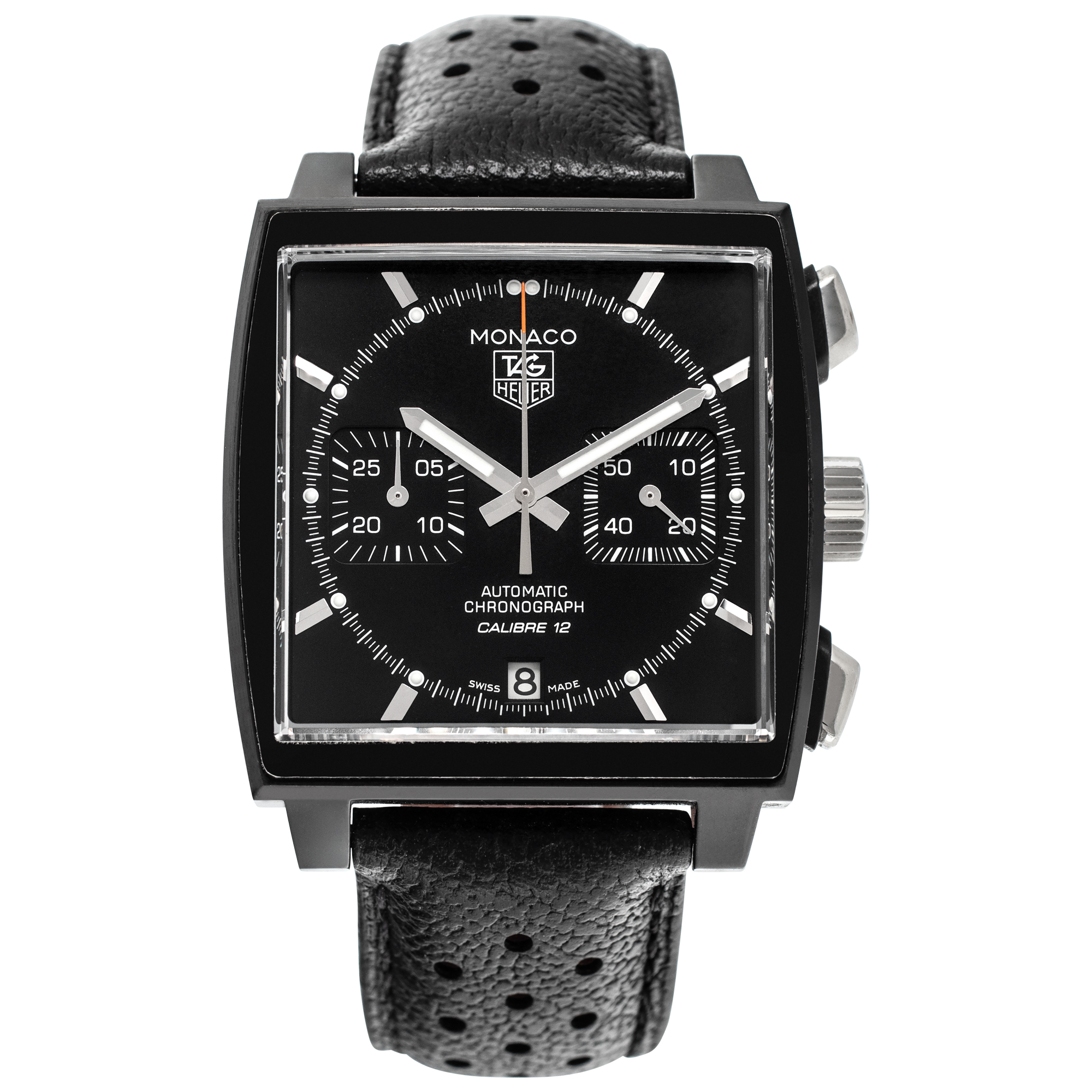 Pre-owned Tag Heuer Monaco CAW211M pvd 39mm auto watch | Gray & Sons