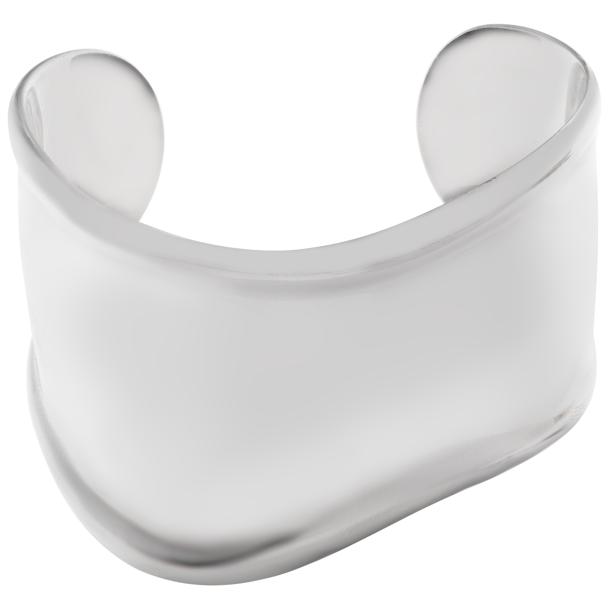 Tiffany & Co. Elsa Paretti Bone Cuff in charcoal color ruthenium