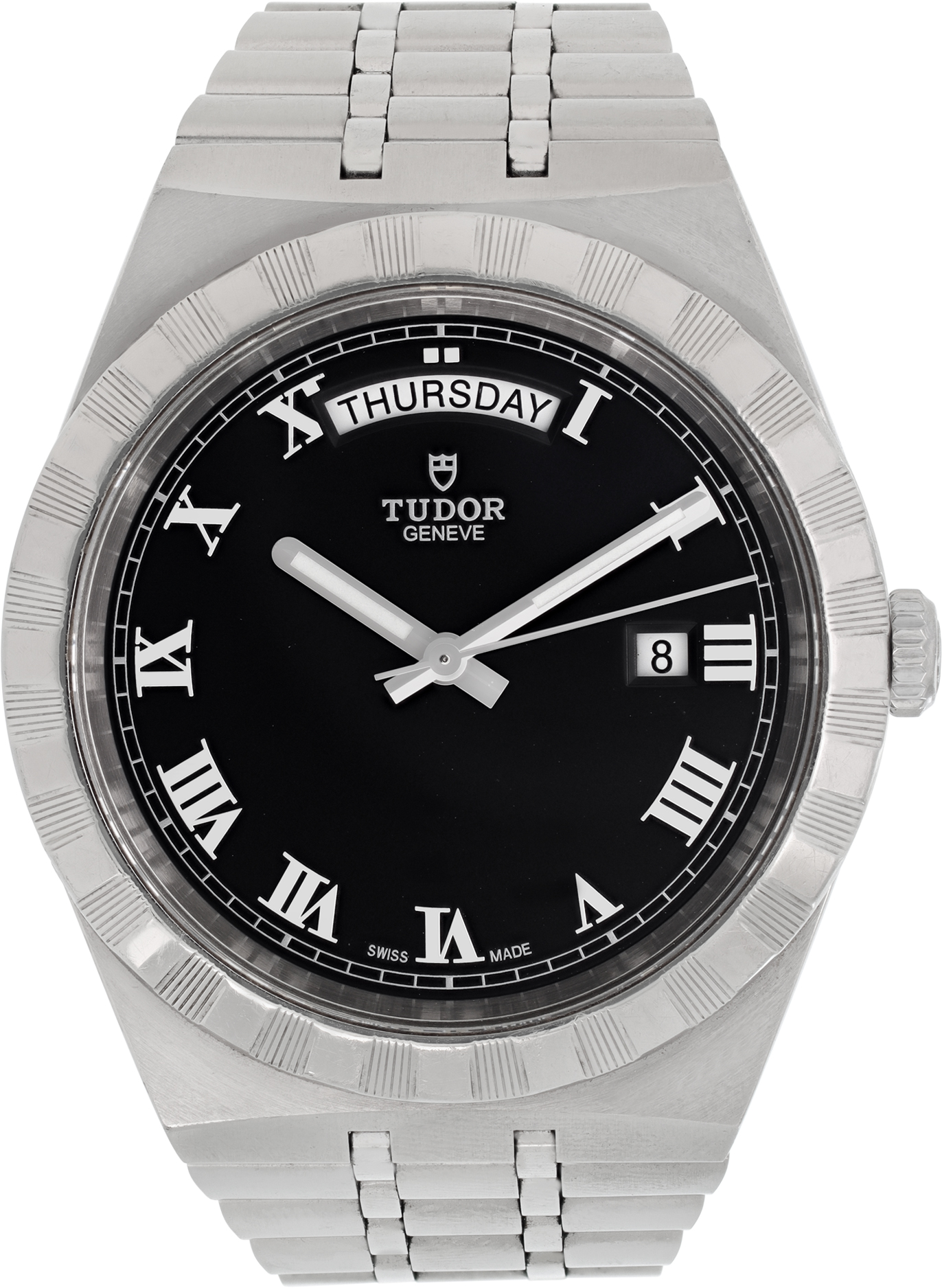 Pre-owned Tudor Royal 28600 Stainless Steel 41mm auto watch