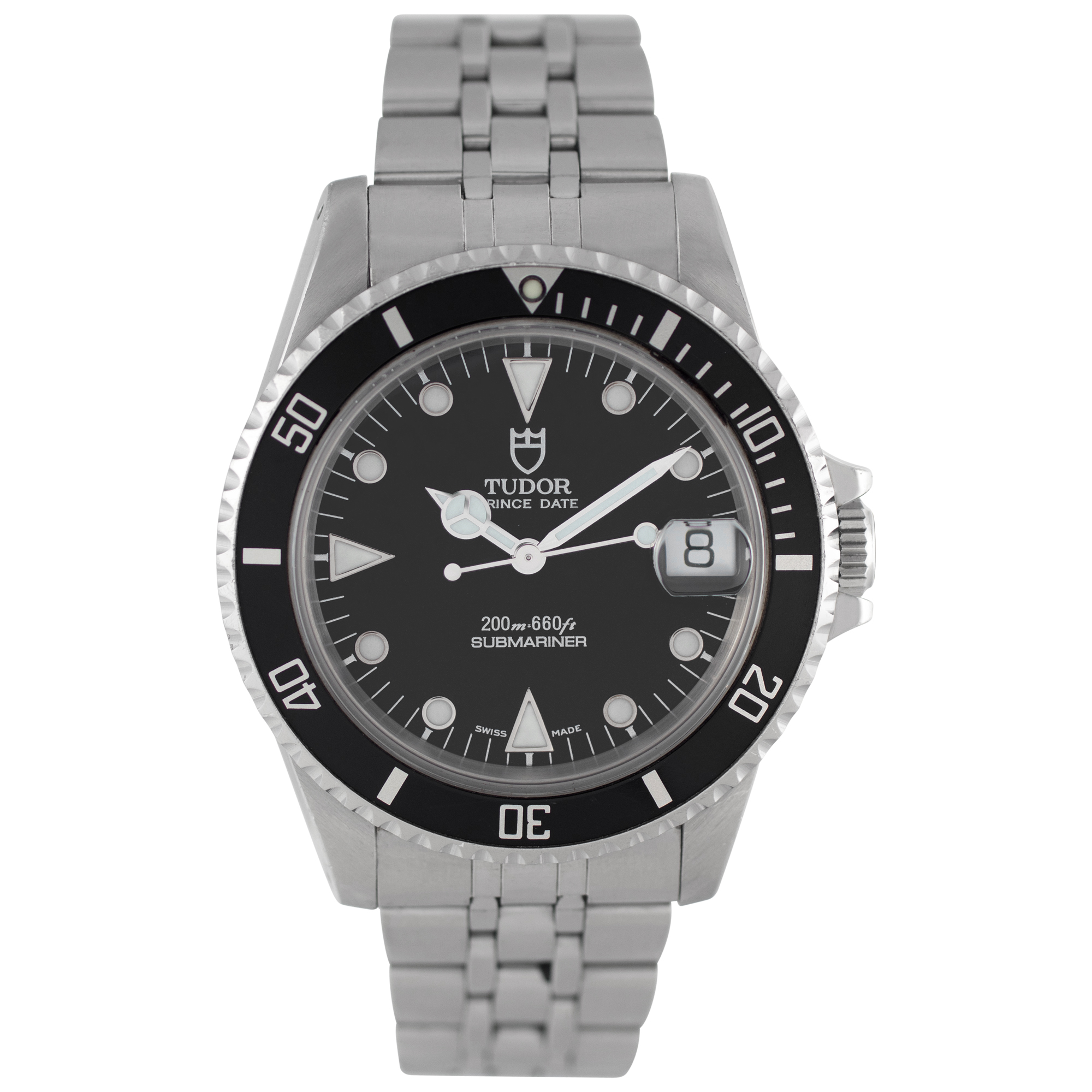 Used Tudor Submariner 75190 stainless steel 36mm auto watch