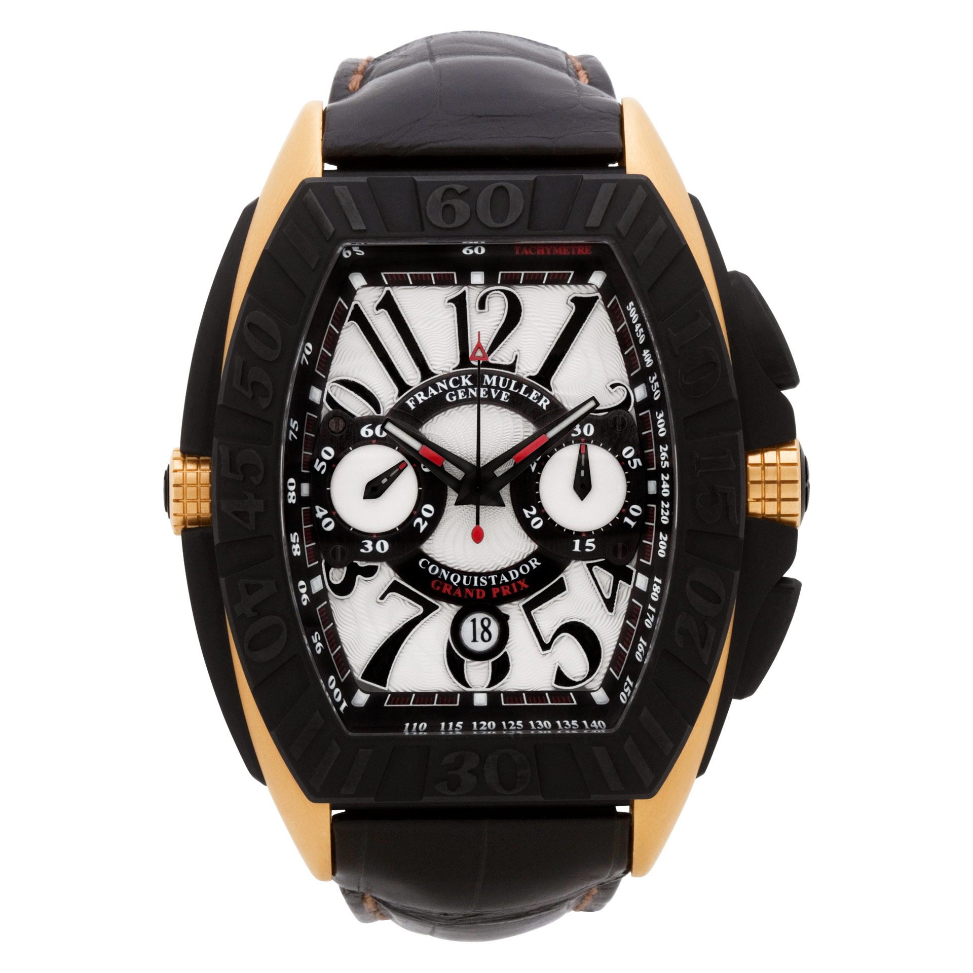 Franck Muller Conquistador 9900 CC GP 18k pink & titanium