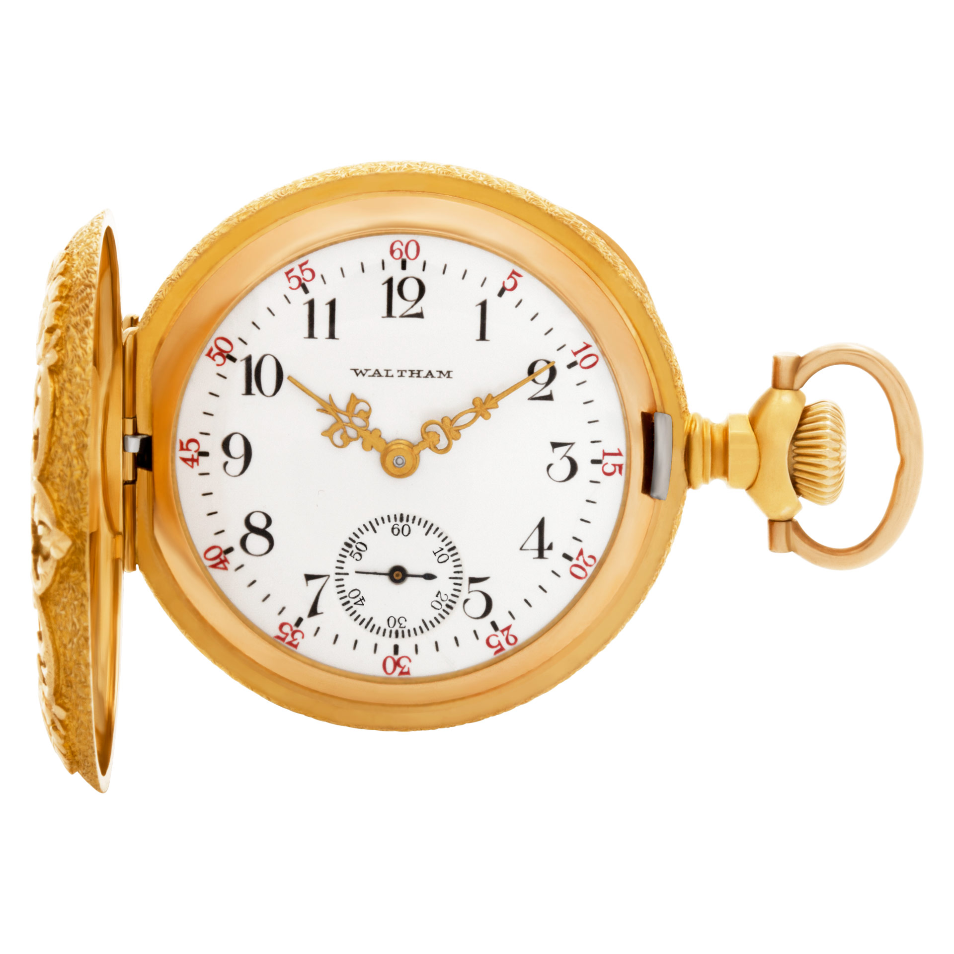 Used Waltham pocket watch 14k 35mm Manual watch W519405 | Gray & Sons