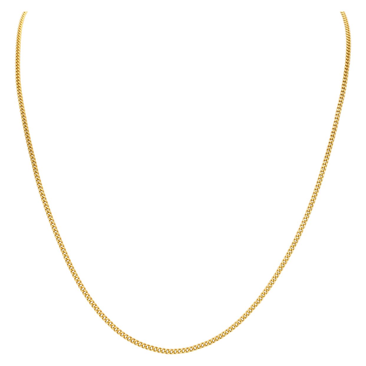 18k yellow gold chain. Length; 16 inches | Gray & Sons Jewelers