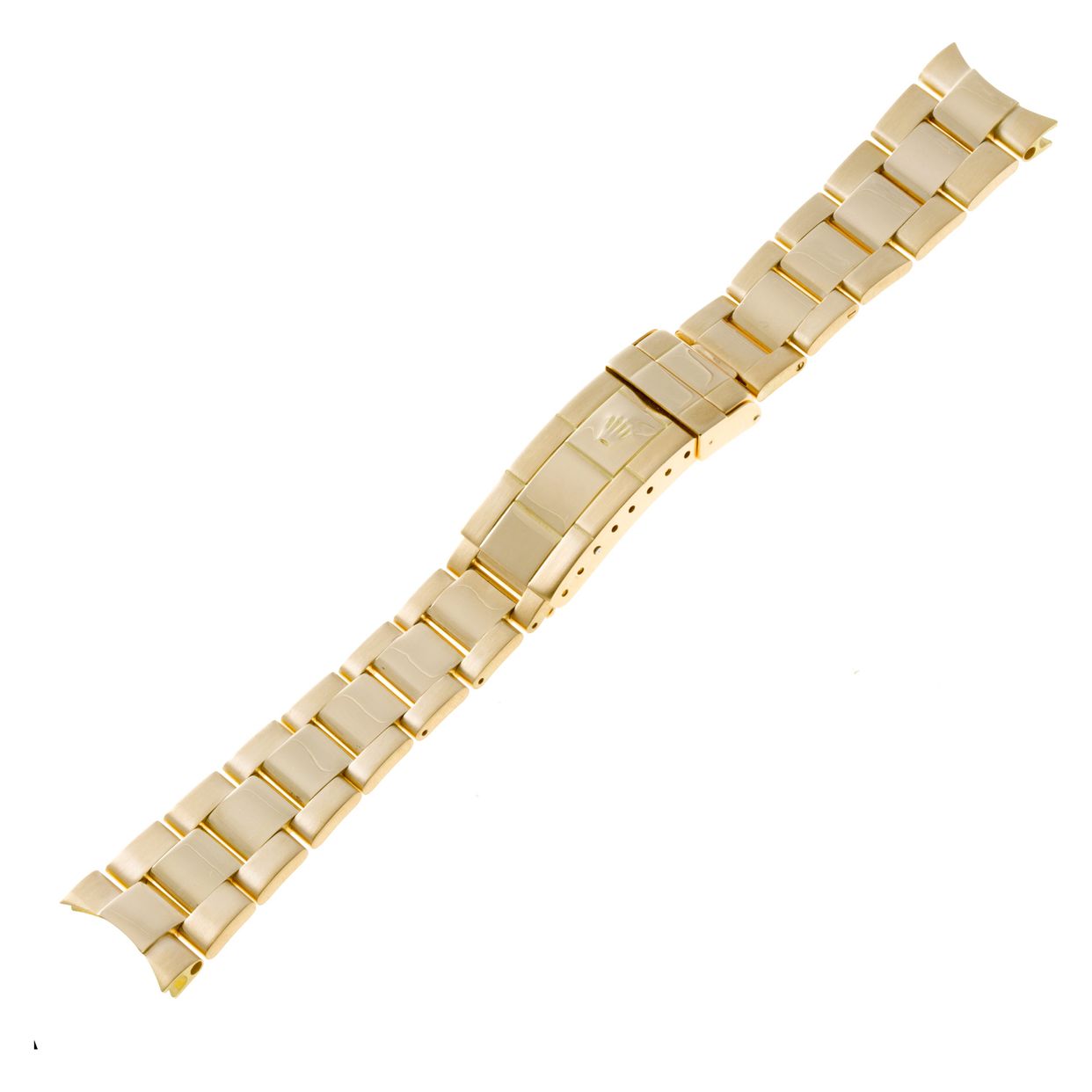 18k Yellow Gold Rolex Flip Flop Lock Band | Gray & Sons Jewelers