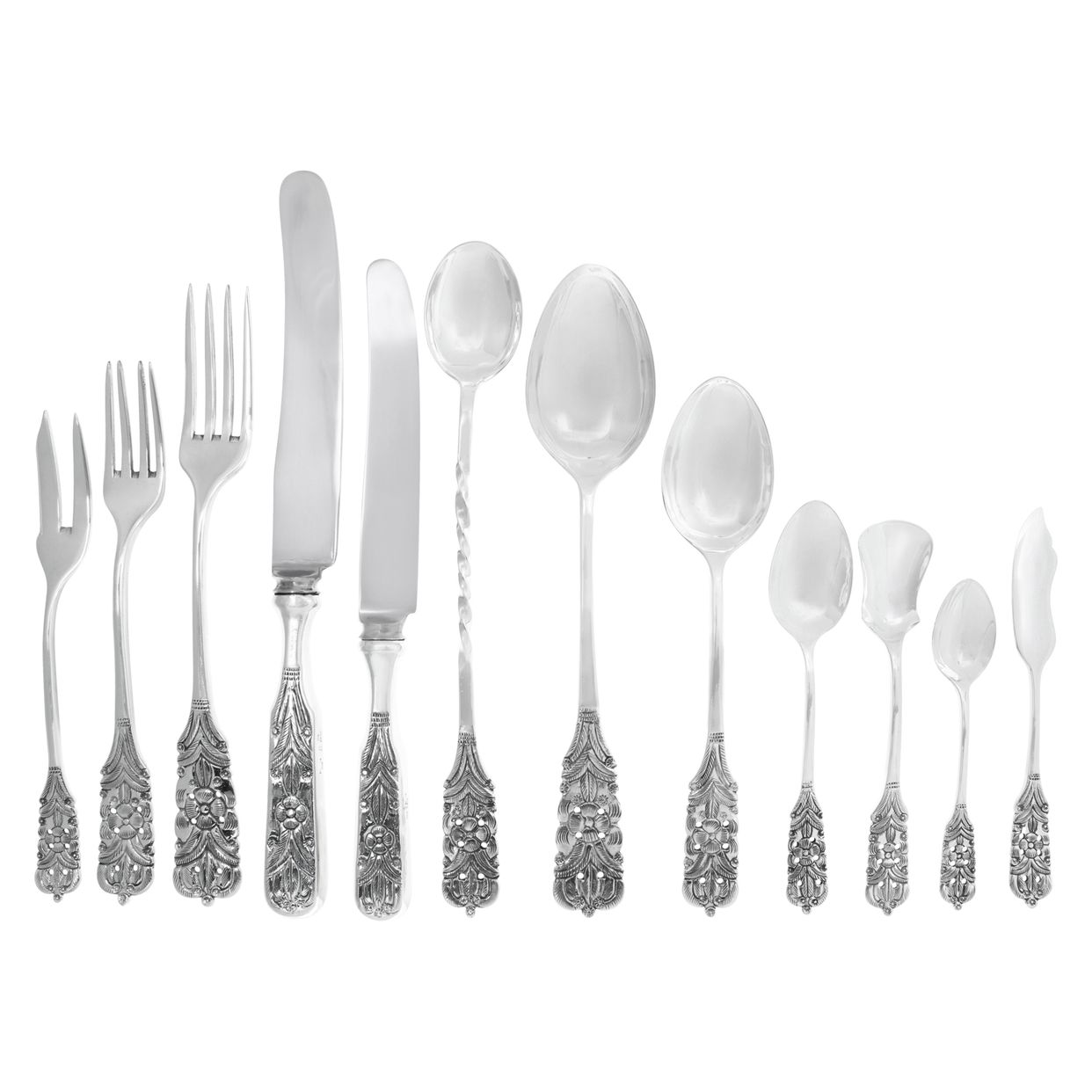 ARIA PERU STERLING SILVER FLATWARE- DINNER LUNCH | | Gray & Sons