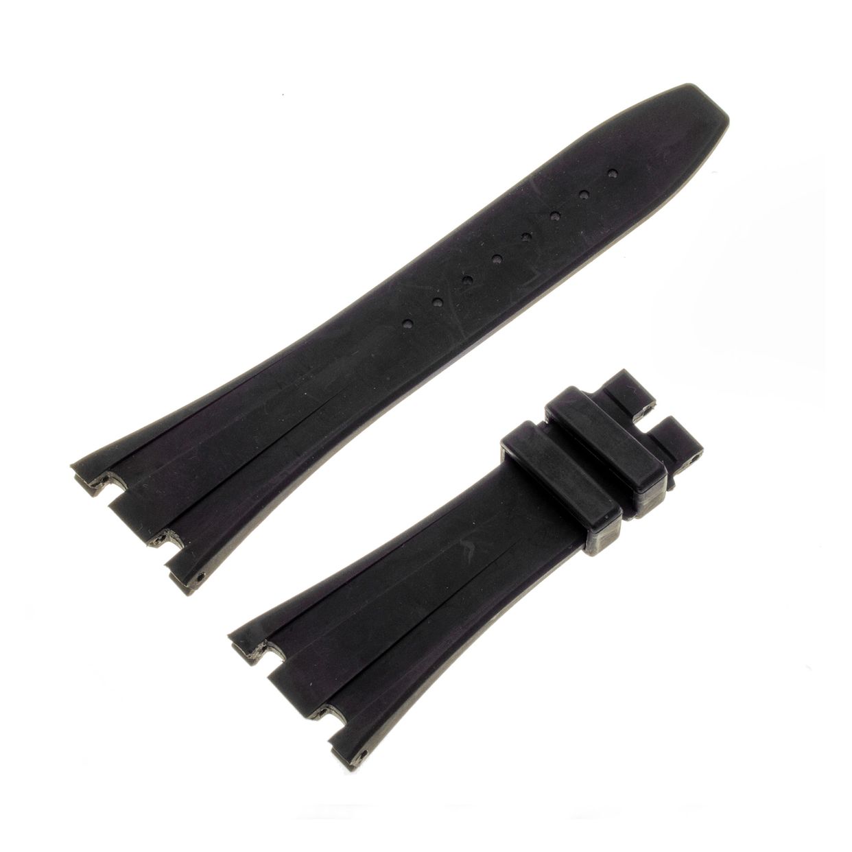 Audemars Piguet black rubber strap band 28mm x 18mm for