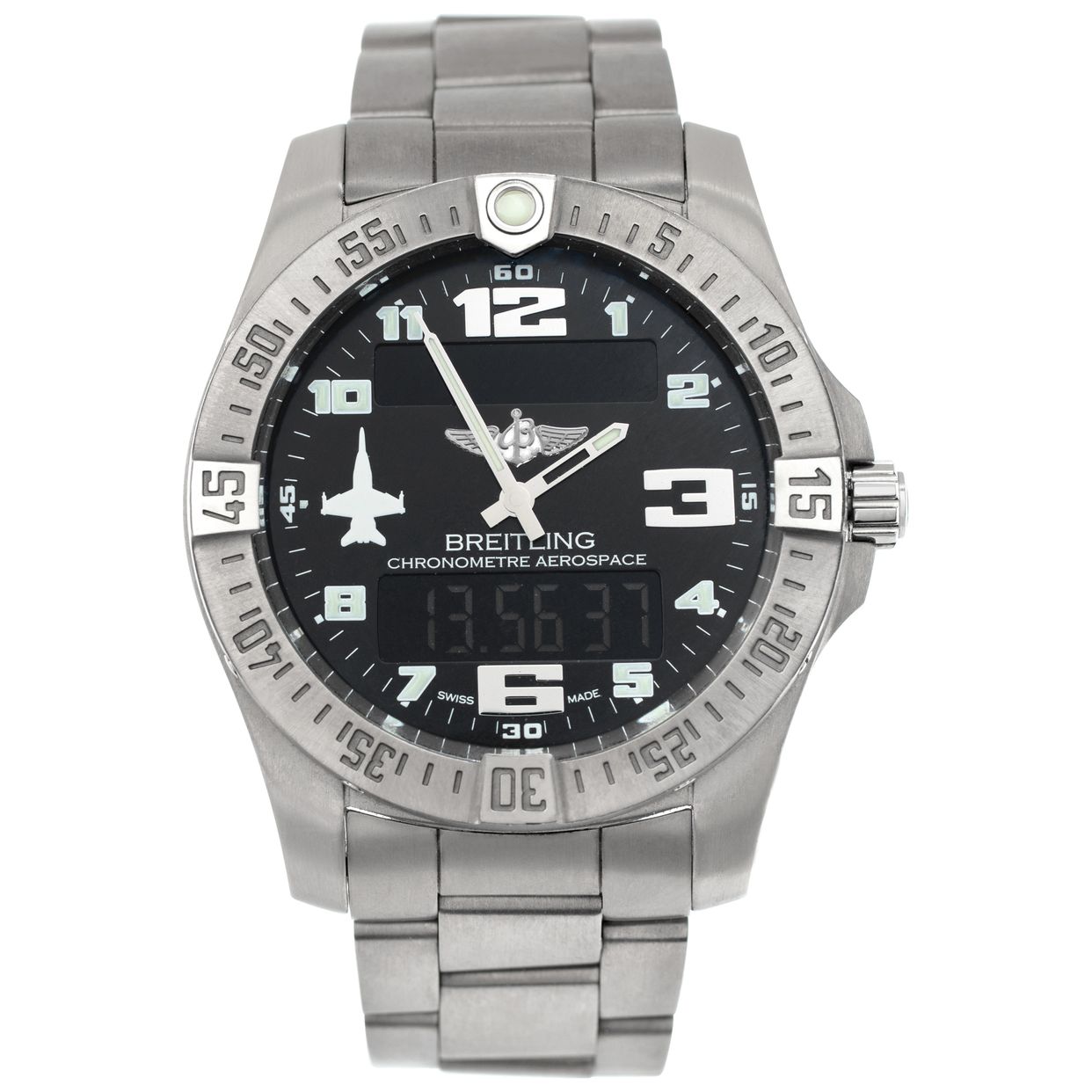 Preowned Breitling Aerospace e79363 Titanium Black W526859