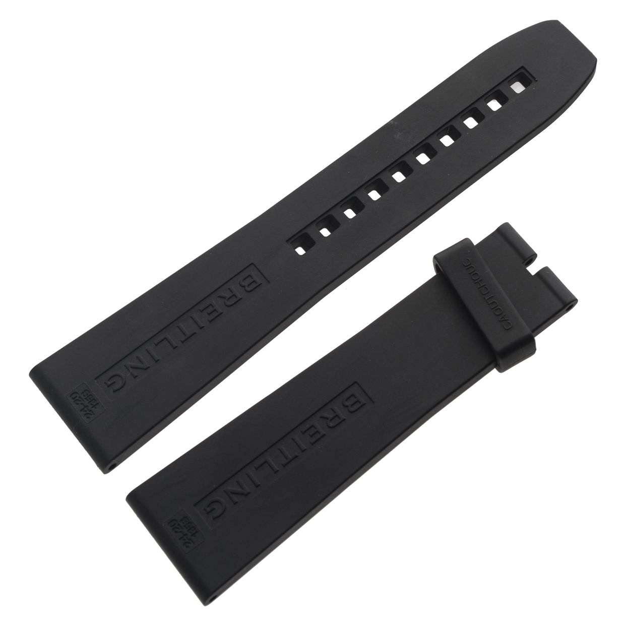 Breitling black rubber strap (24 x 19) | Gray & Sons Jewelers