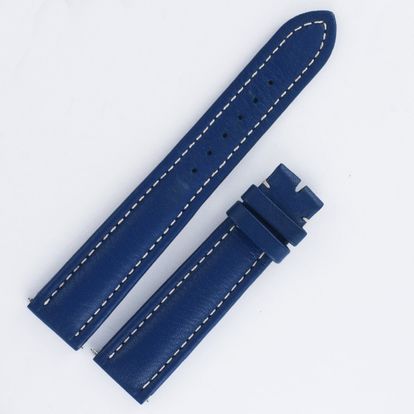 Breitling blue leather strap (18x16) N502809 | Gray & Sons Jewelers