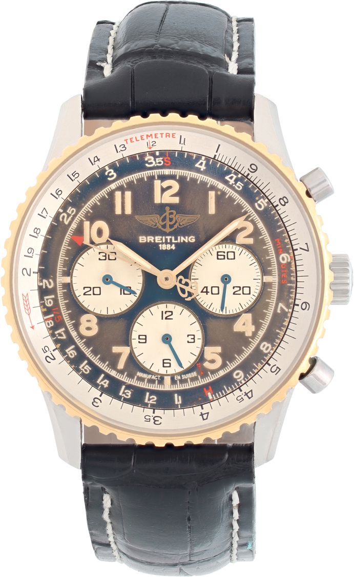 Preowned Breitling Navitimer D30022 18k & steel 38mm auto
