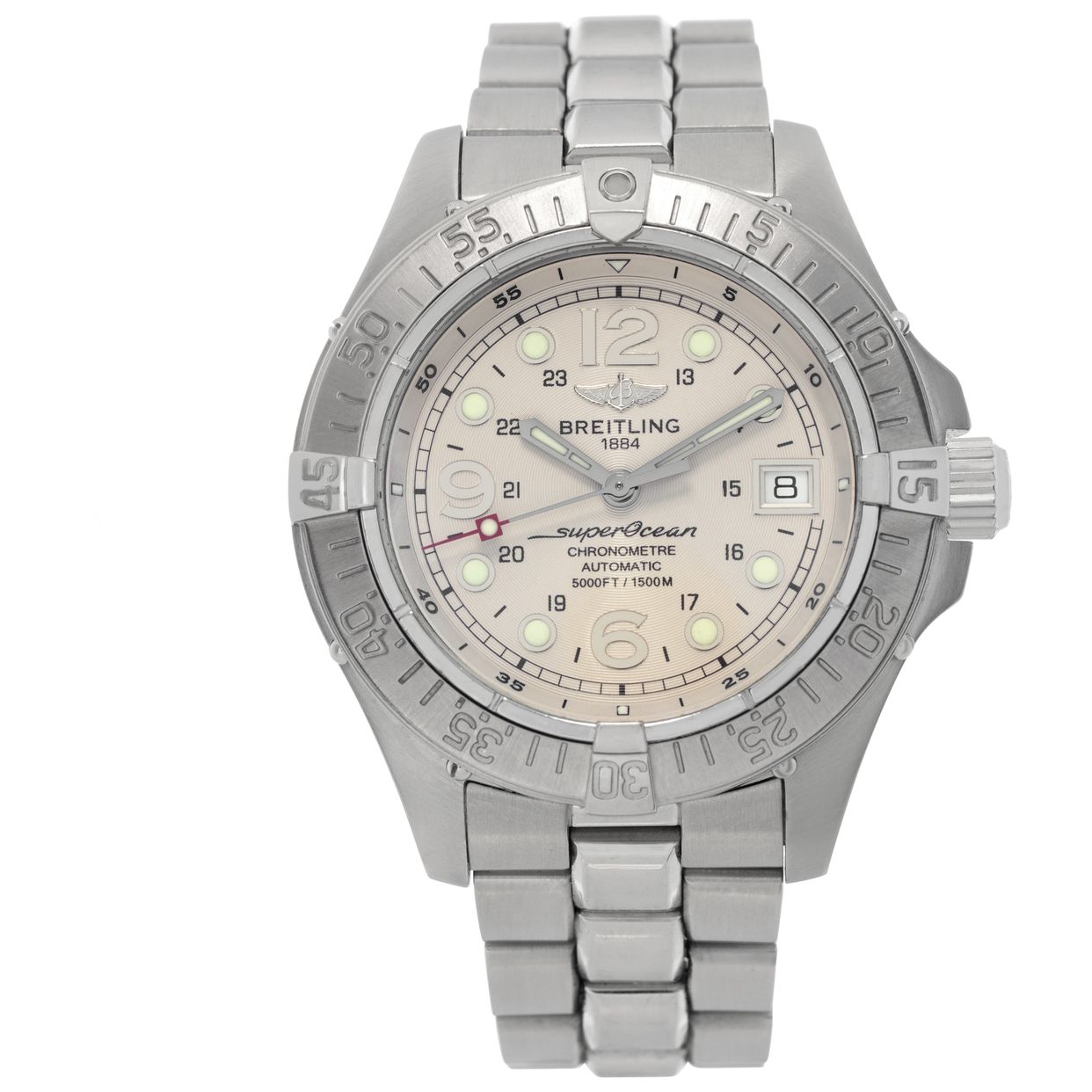 Used Breitling Super Ocean A17360 stainless steel 42mm auto